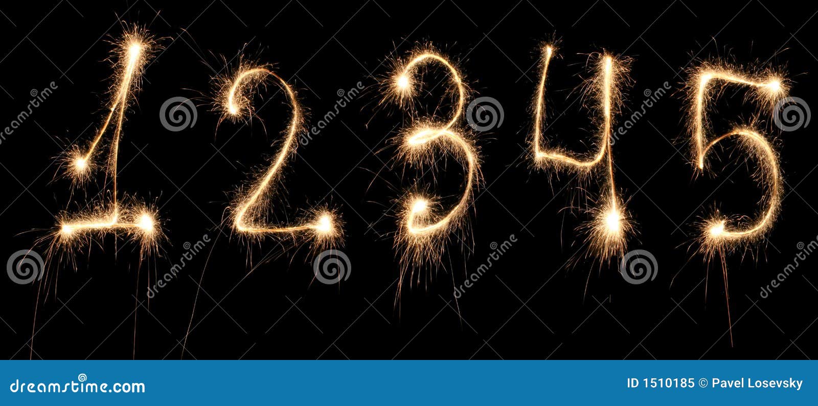Anniversary Numbers Sparkler Stock Image - Image of festival, sparks ...