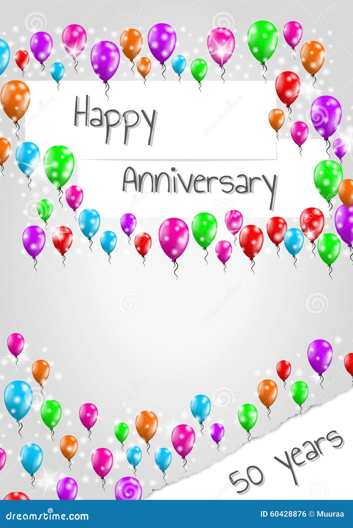 Anniversary Poster, 50 Years Stock Vector - Illustration of banners ...