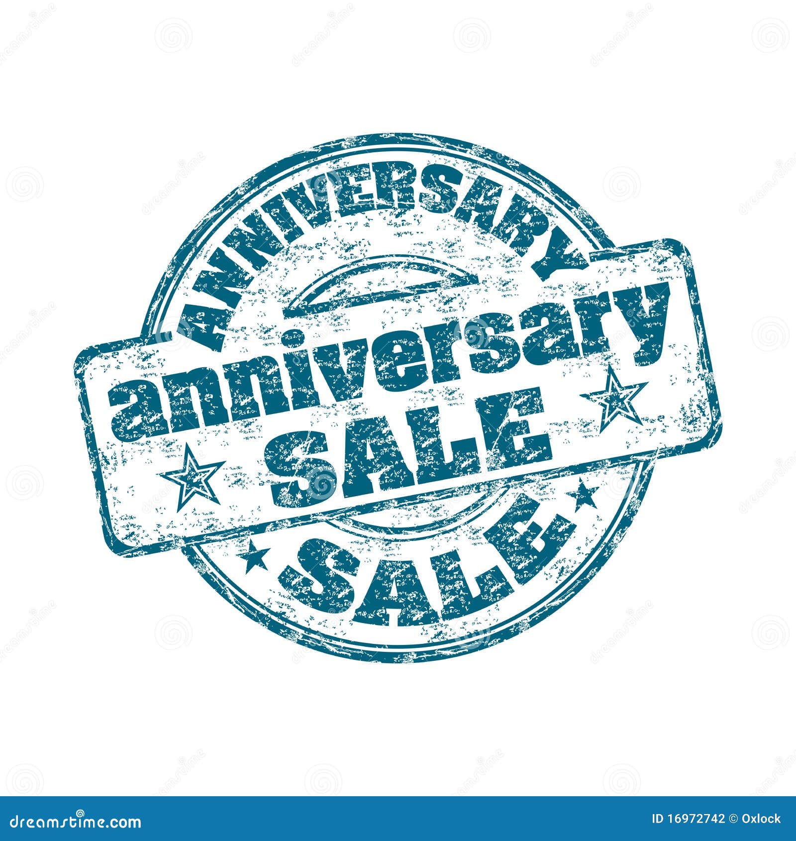 Anniversary Sale Rubber Stamp Stock Vector - Illustration of abstract ...