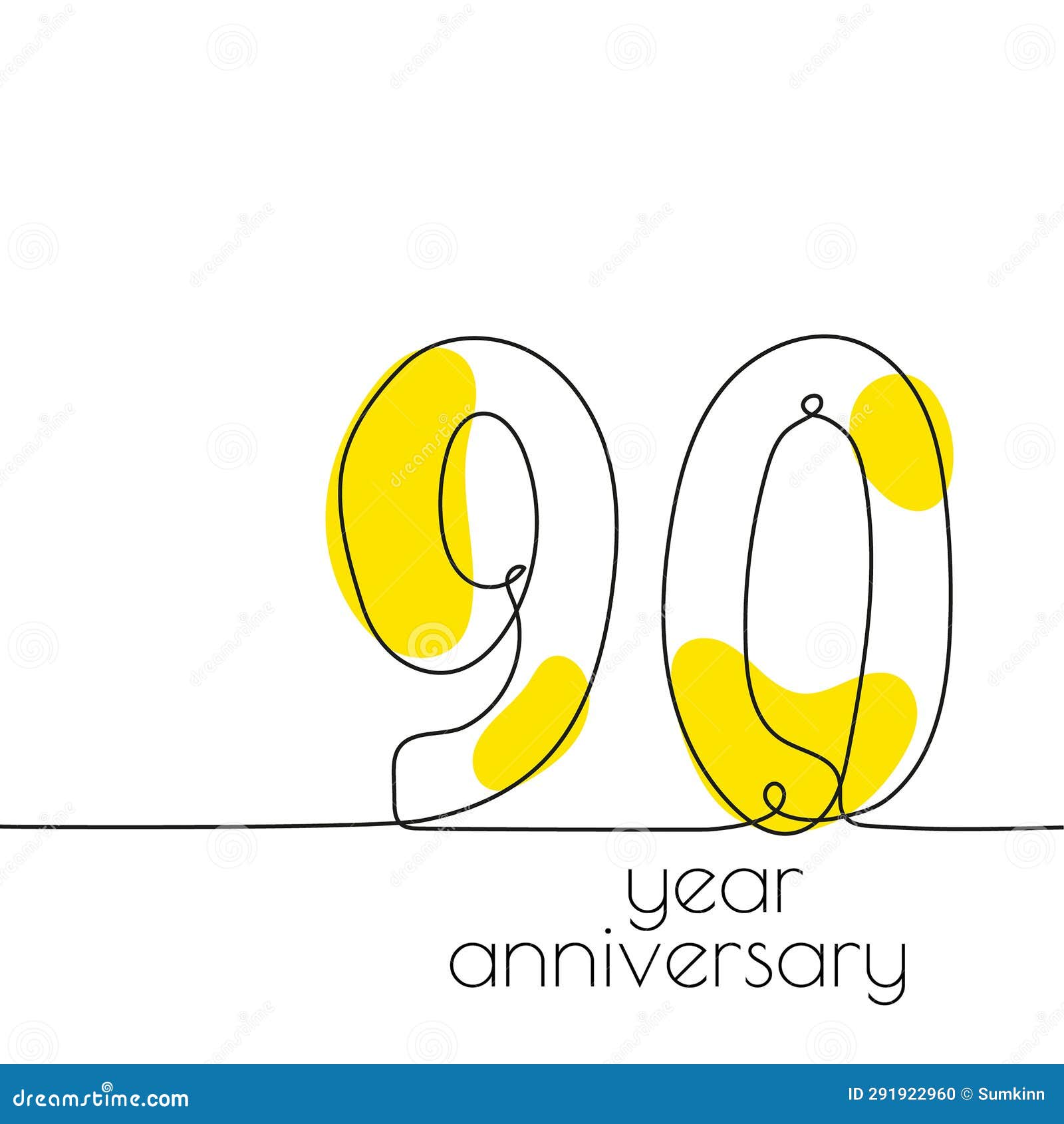 Anniversary Vector Illustration. Stock Illustration - Illustration of ...