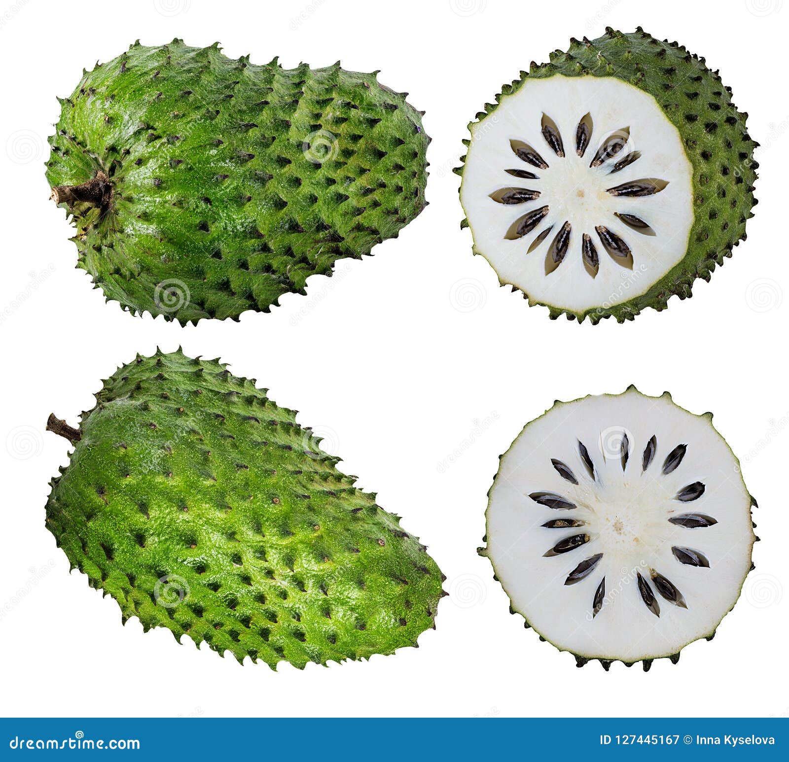 Annona muricata immagine stock. Immagine di verde, nutrizione - 127445167