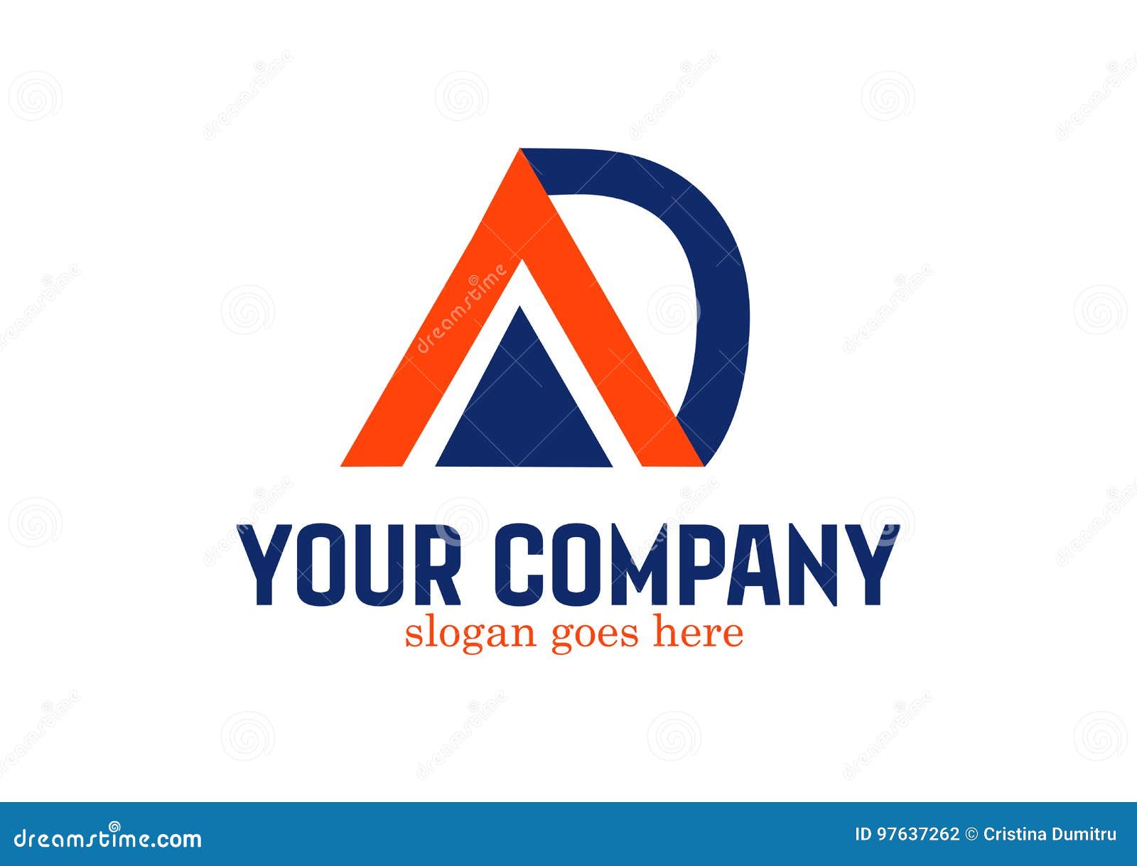 ANNONCE Logo Design Vector De Lettre Illustration de Vecteur ...