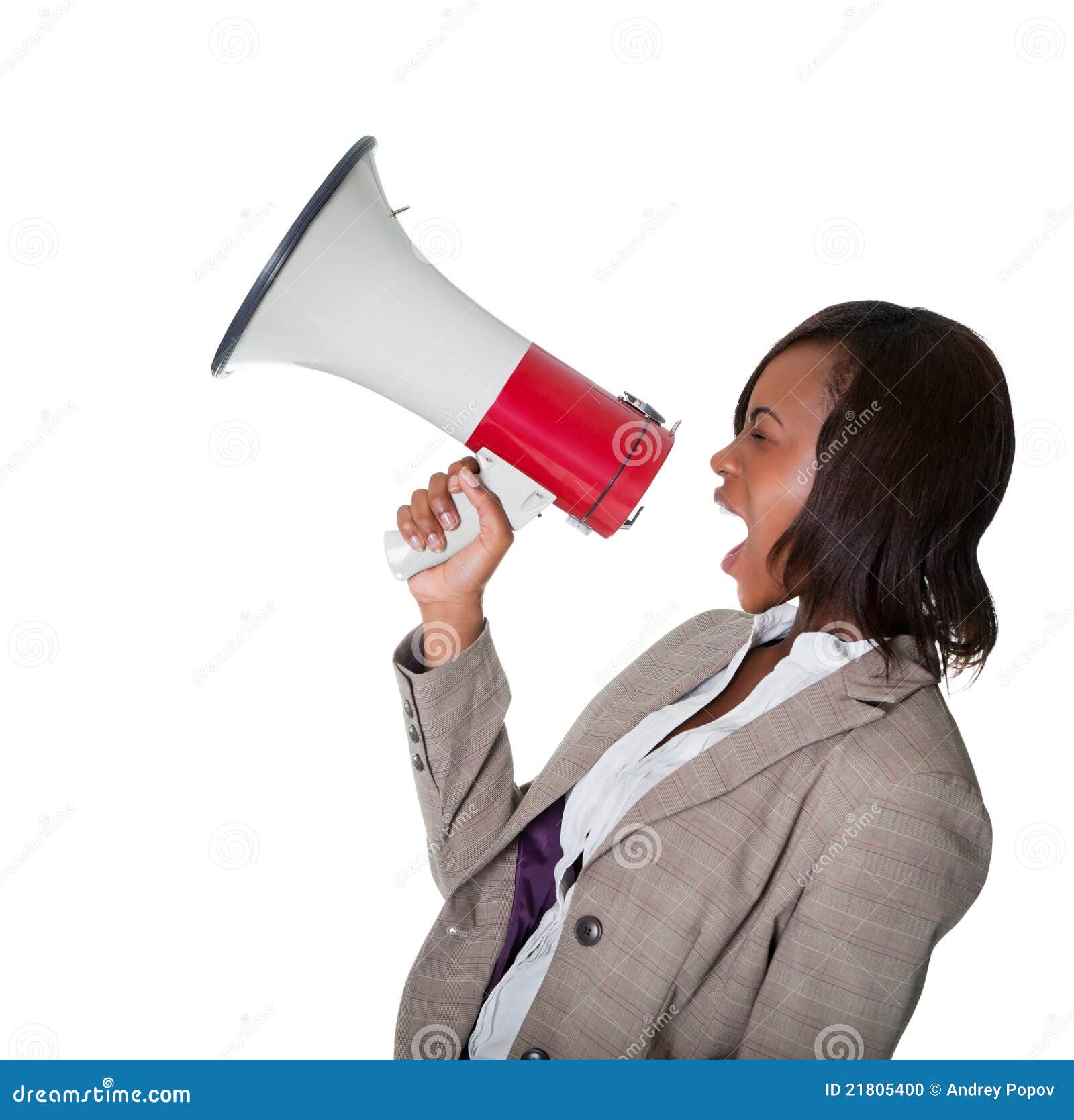 Announcement - Businesswoman Stock Photo - Image of corporate, lady ...