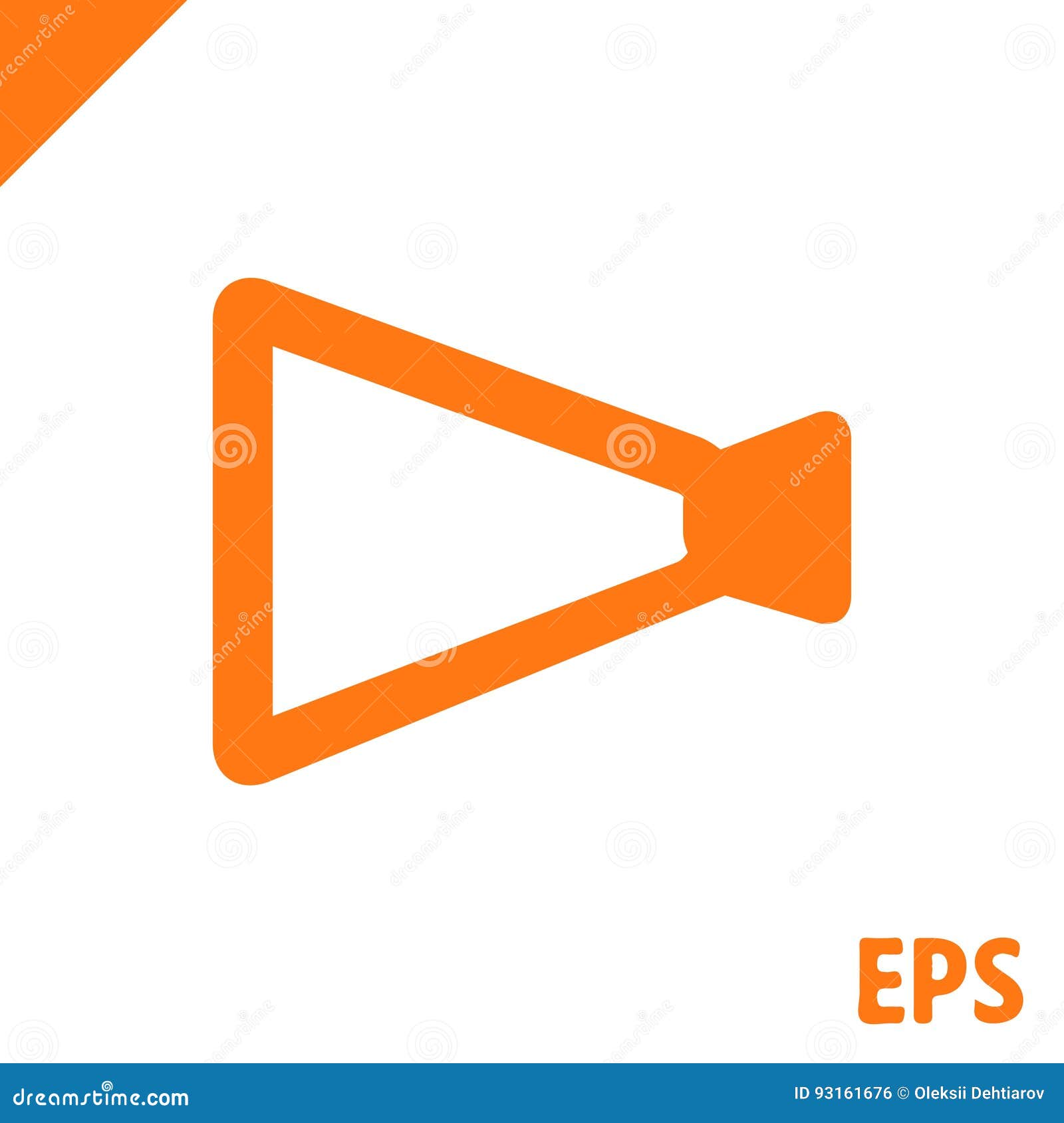 Announcement Icon Stock Vector Illustration Flat Design Stock Vector ...