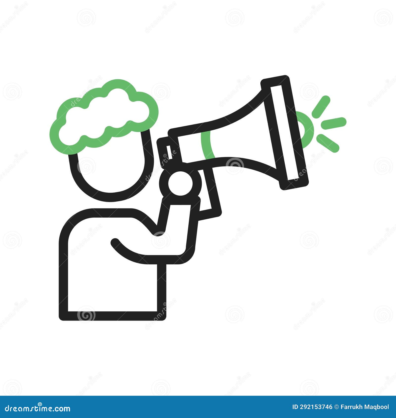 Announcement Icon On White Background. Simple Element Illustration From ...