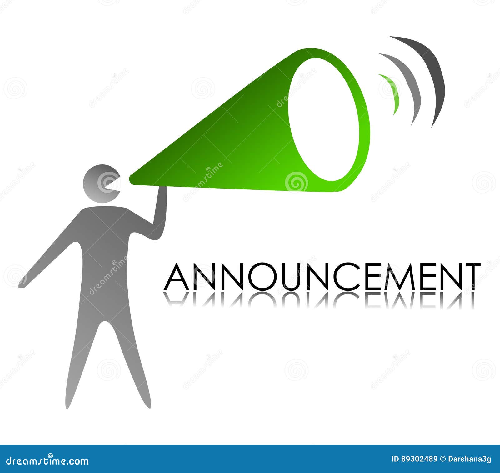 Announcement Cartoons, Illustrations & Vector Stock Images - 522382 ...