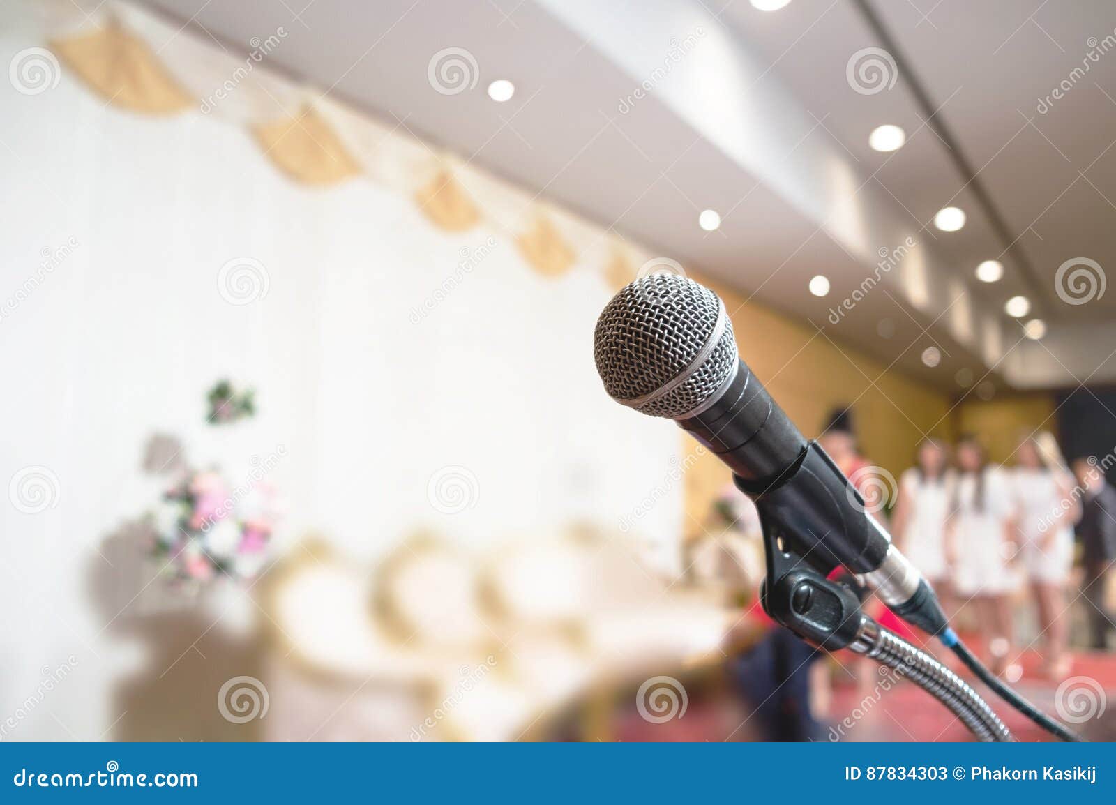 Announcement microphone stock image. Image of entertainment - 87834303