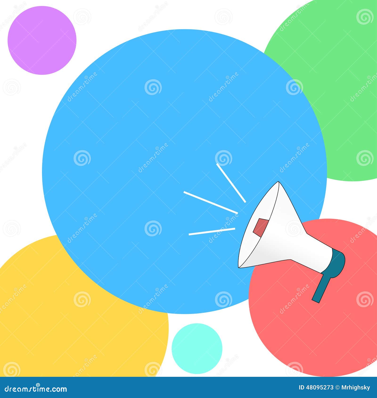 Announcement stock vector. Illustration of information - 48095273