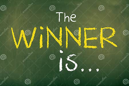 Announcing of Winner stock image. Image of effort, finish - 45771745