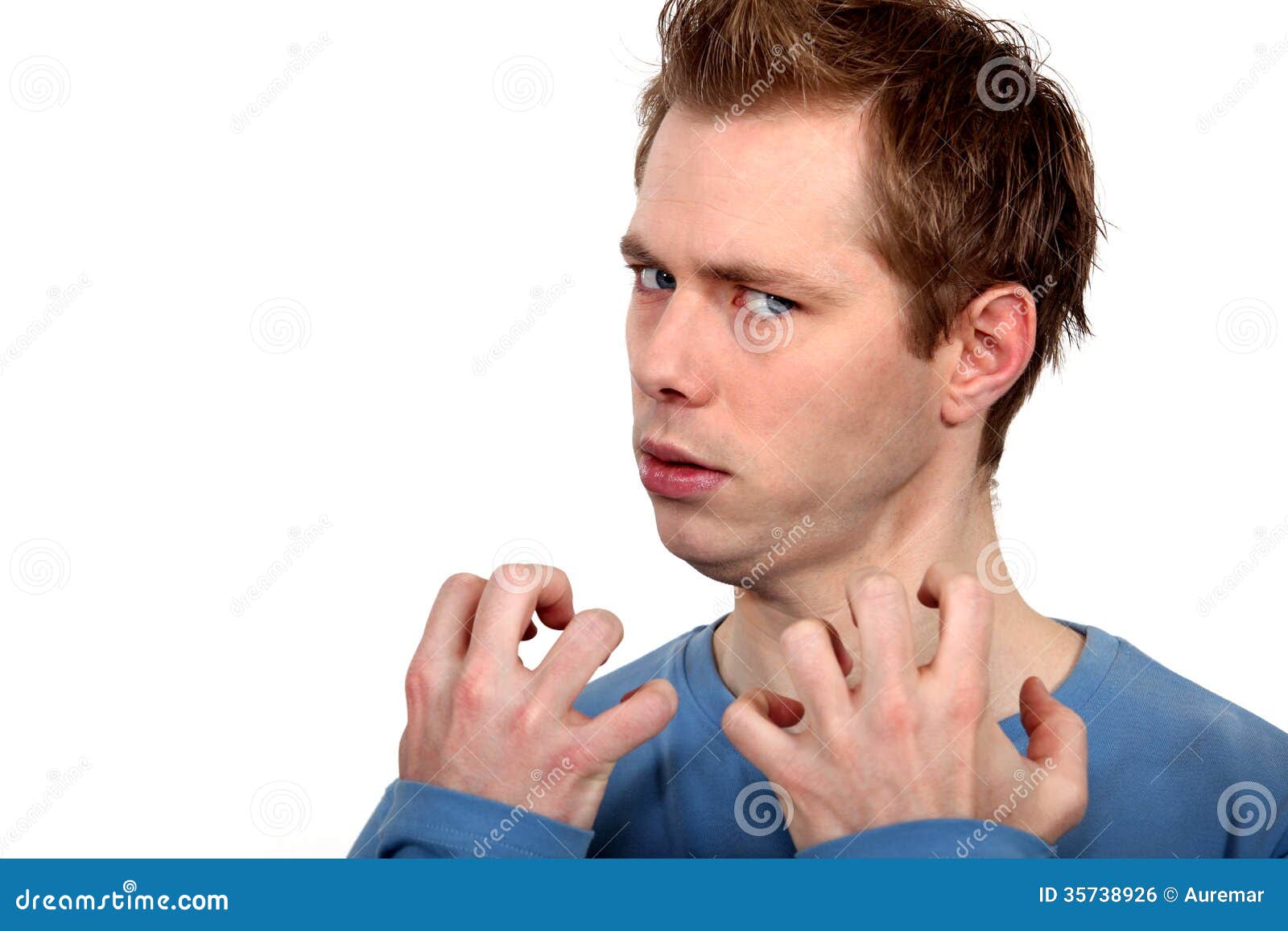 Annoyed man stock photo. Image of concerned, frustrated - 35738926