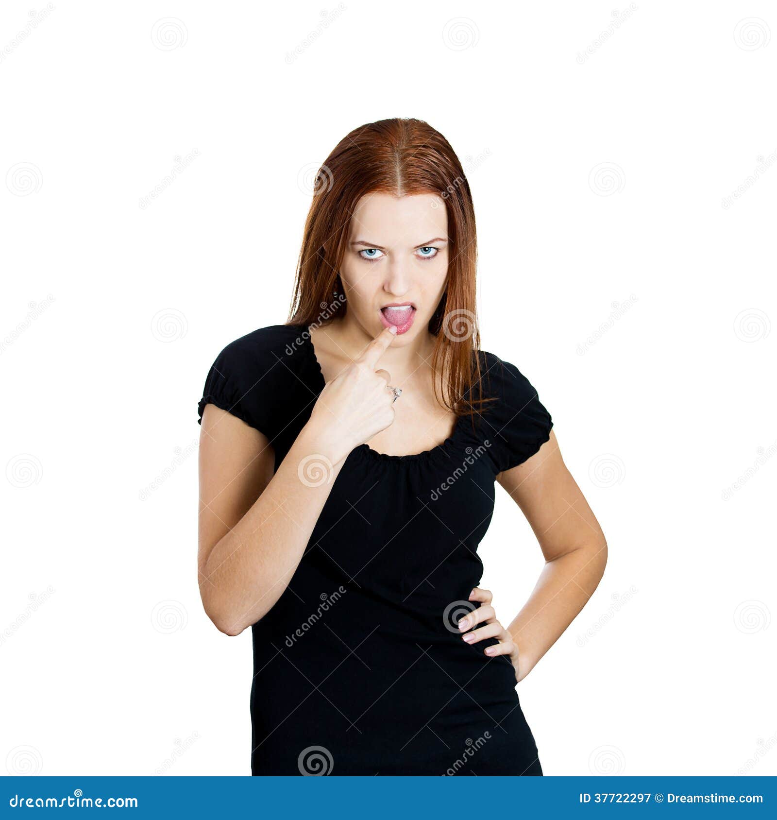 Annoyed woman stock image. Image of british, irritated - 37722297