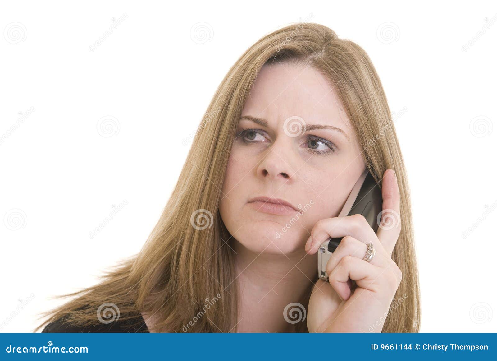 Annoyed woman stock photo. Image of caucasian, beautiful - 9661144