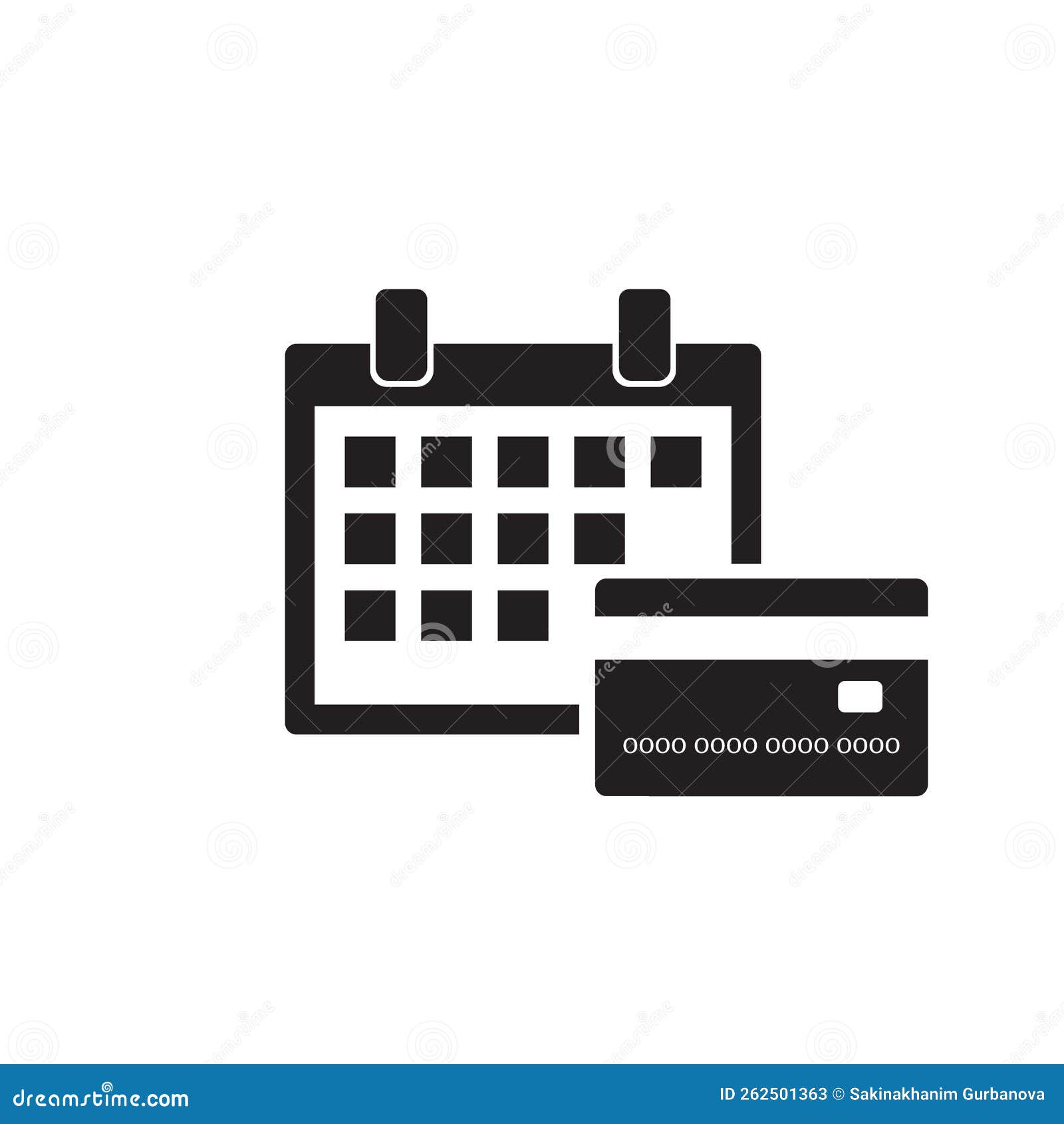 Annual Fee Icon. Simple Element Illustration Stock Illustration ...