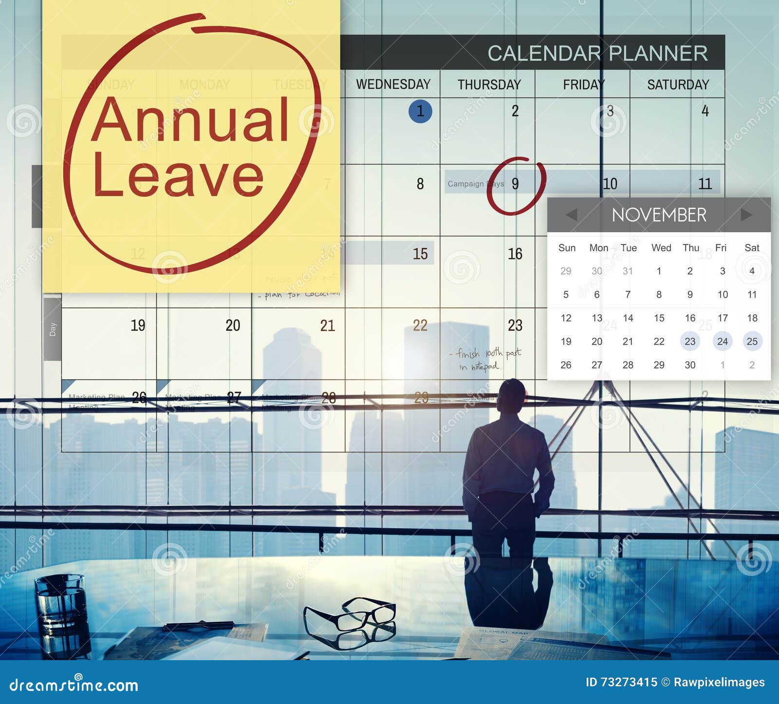 Annual Leave Schedule Planning To Do List Concept Stock Image - Image ...