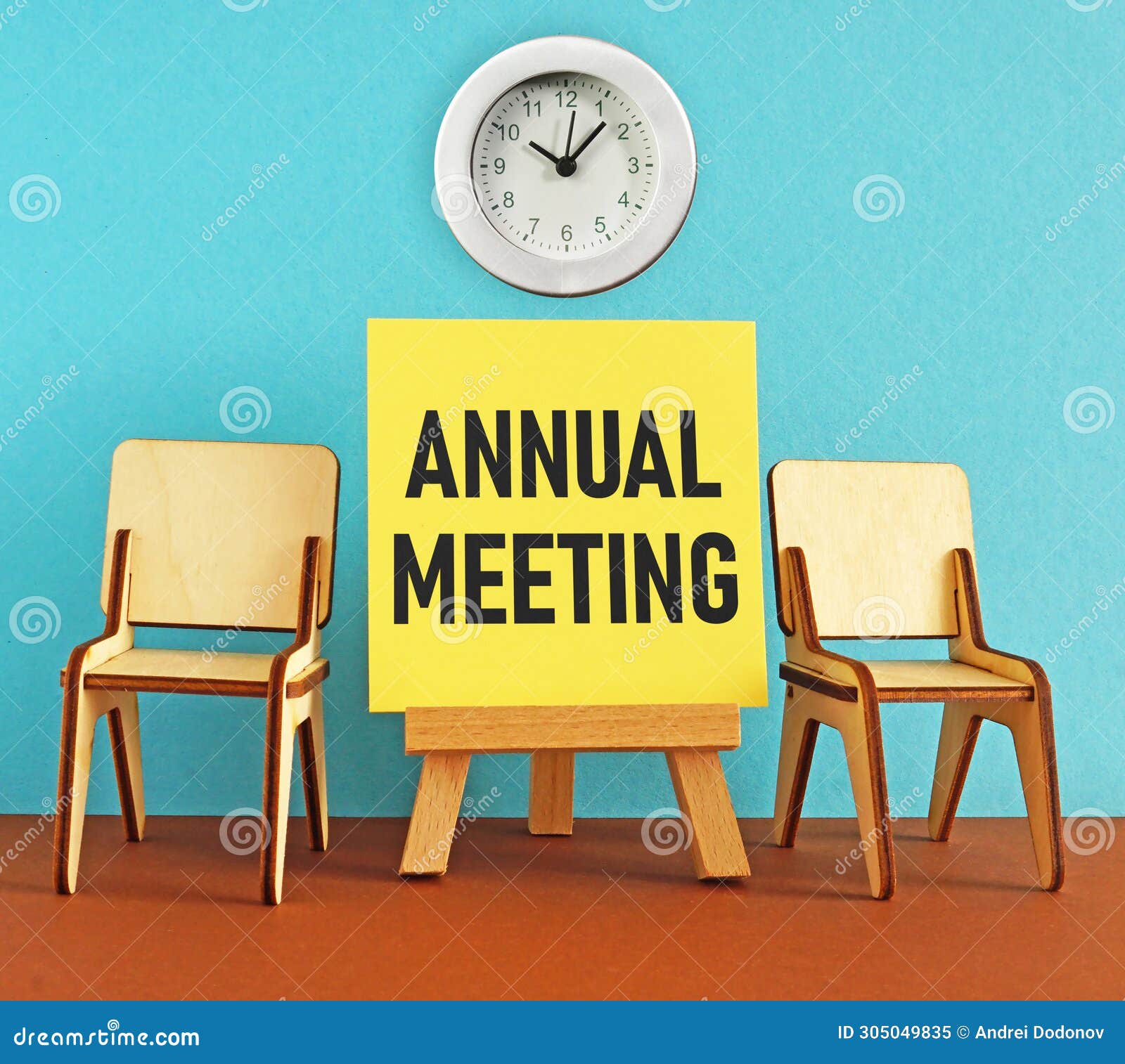 Annual Meeting is Shown Using the Text Stock Image - Image of company ...
