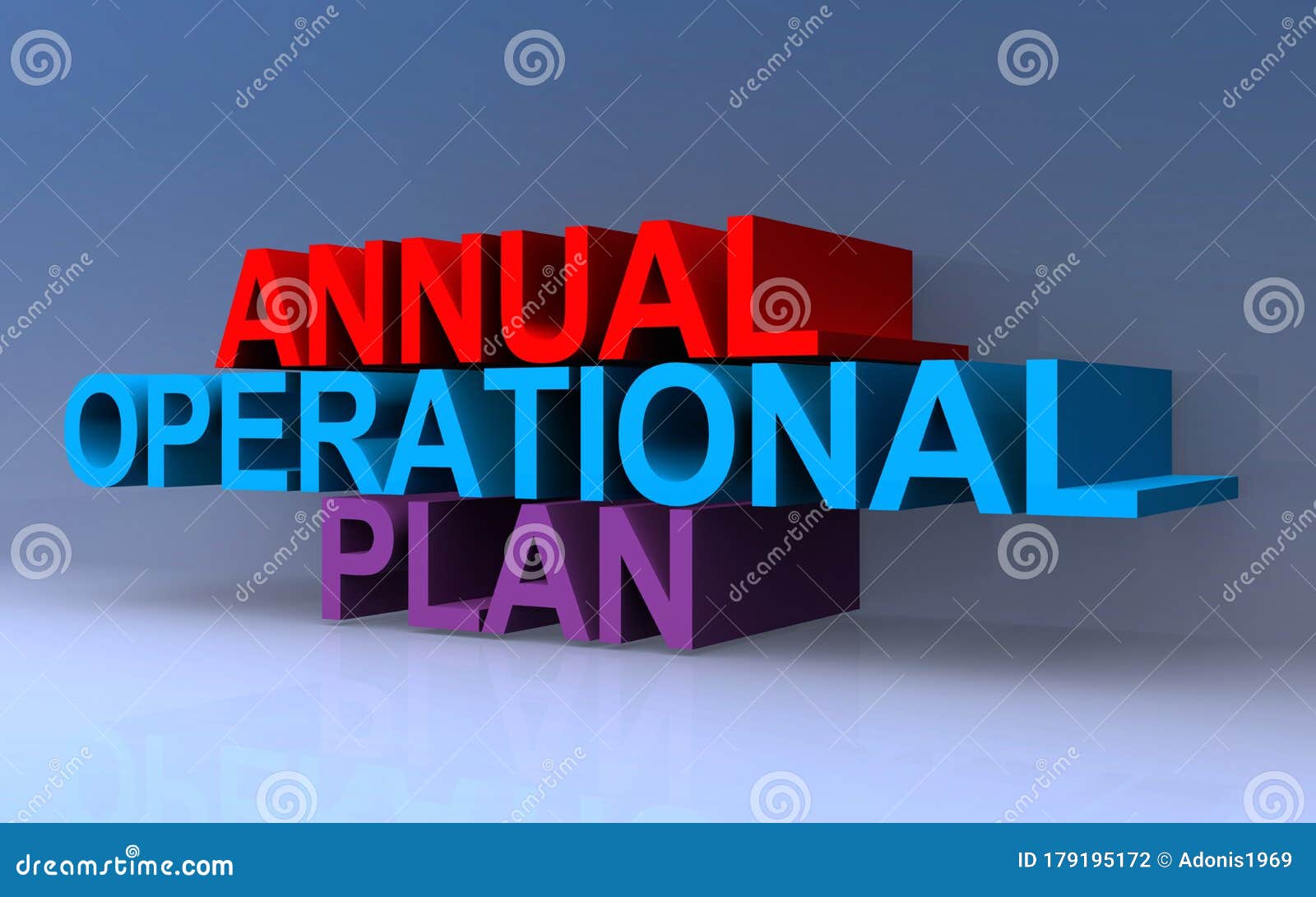 Annual operational plan stock illustration. Illustration of background ...