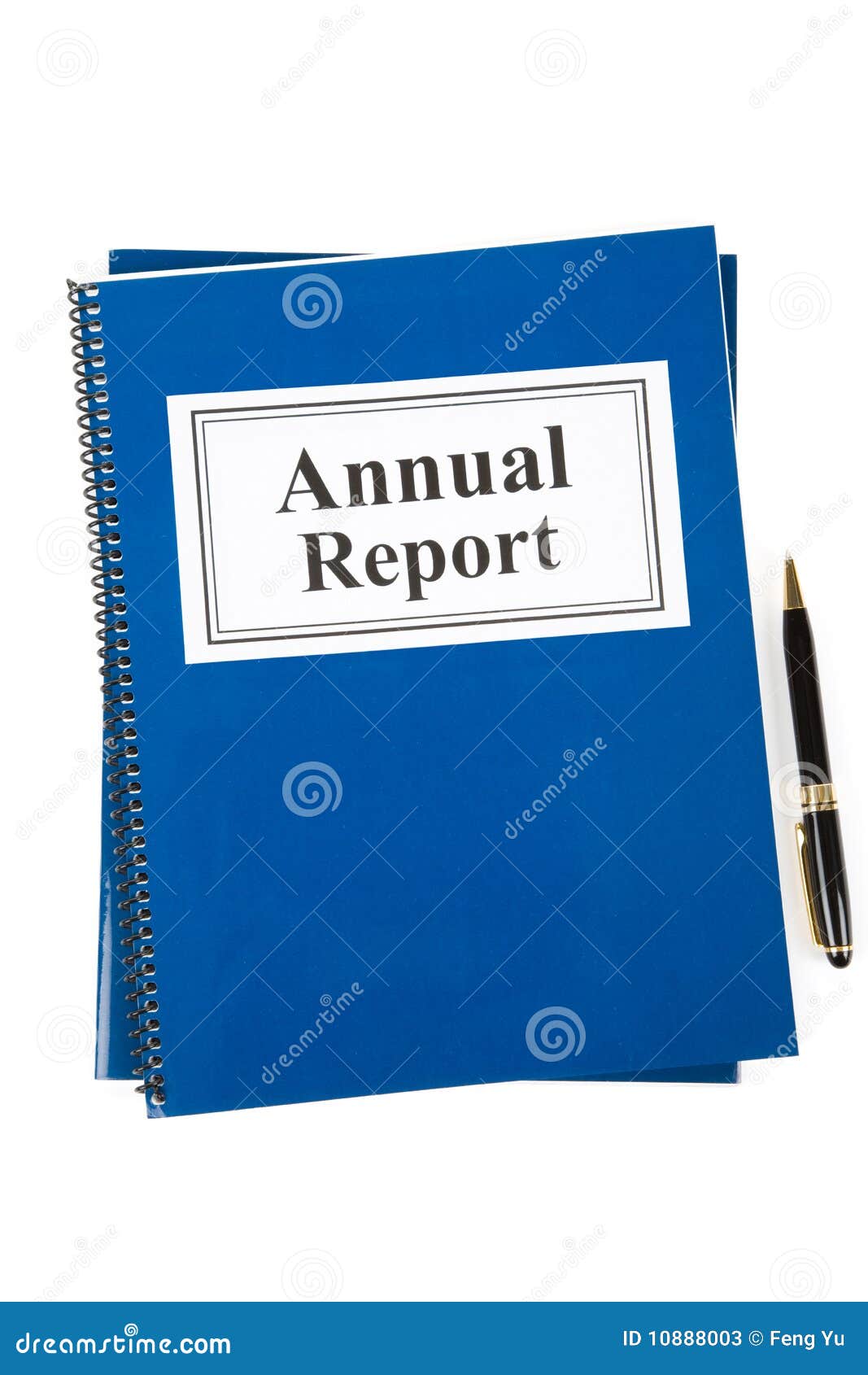 Annual Report stock image. Image of document, business - 10888003