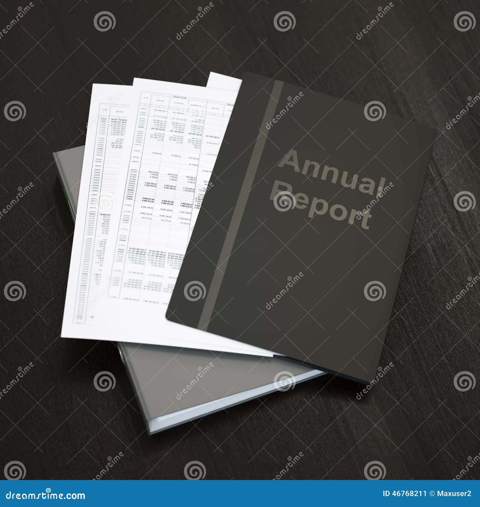 Annual Report stock illustration. Illustration of digit - 46768211