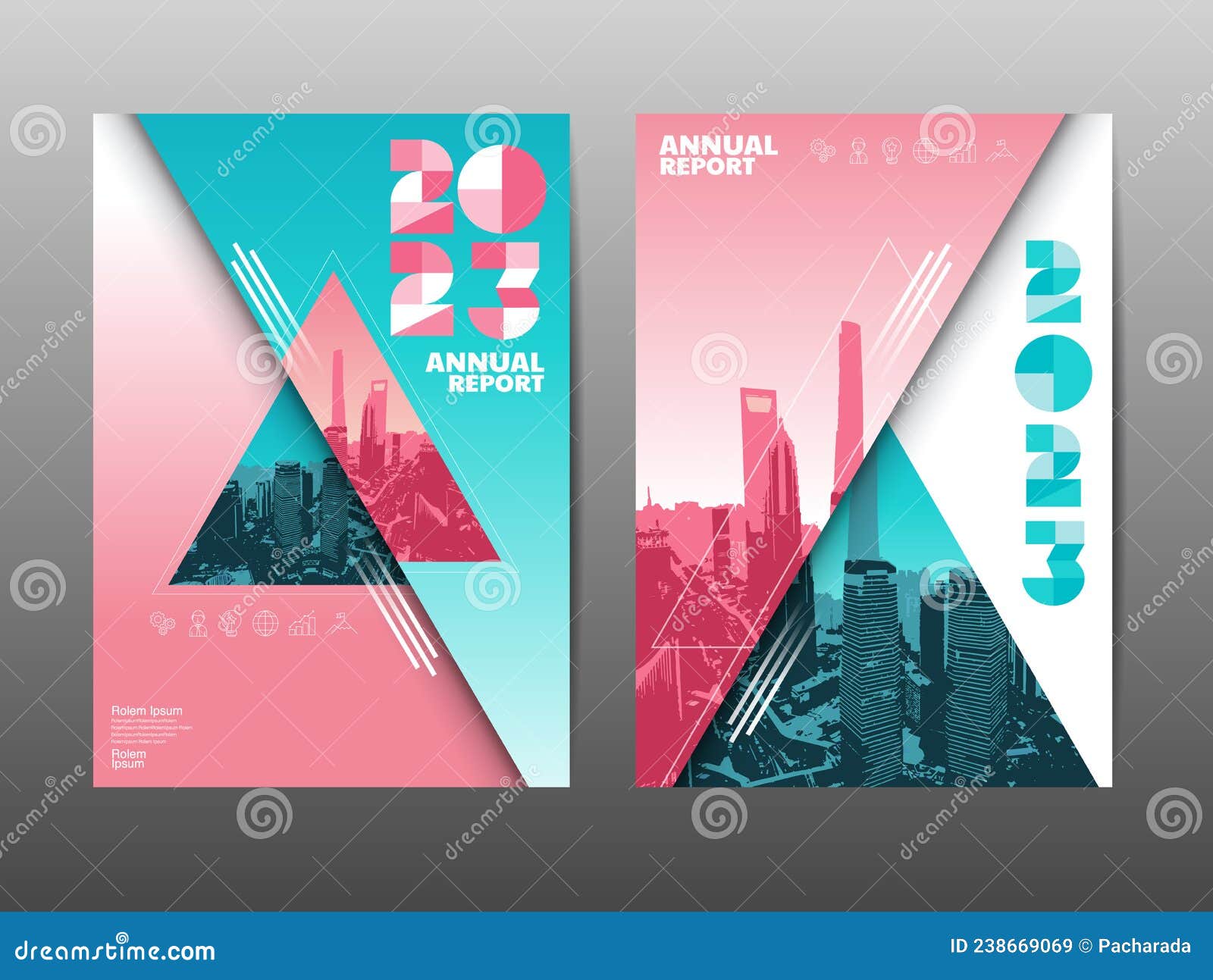 Annual Report 2022,2023 , Template Layout Design, Cover Book. Abstract ...