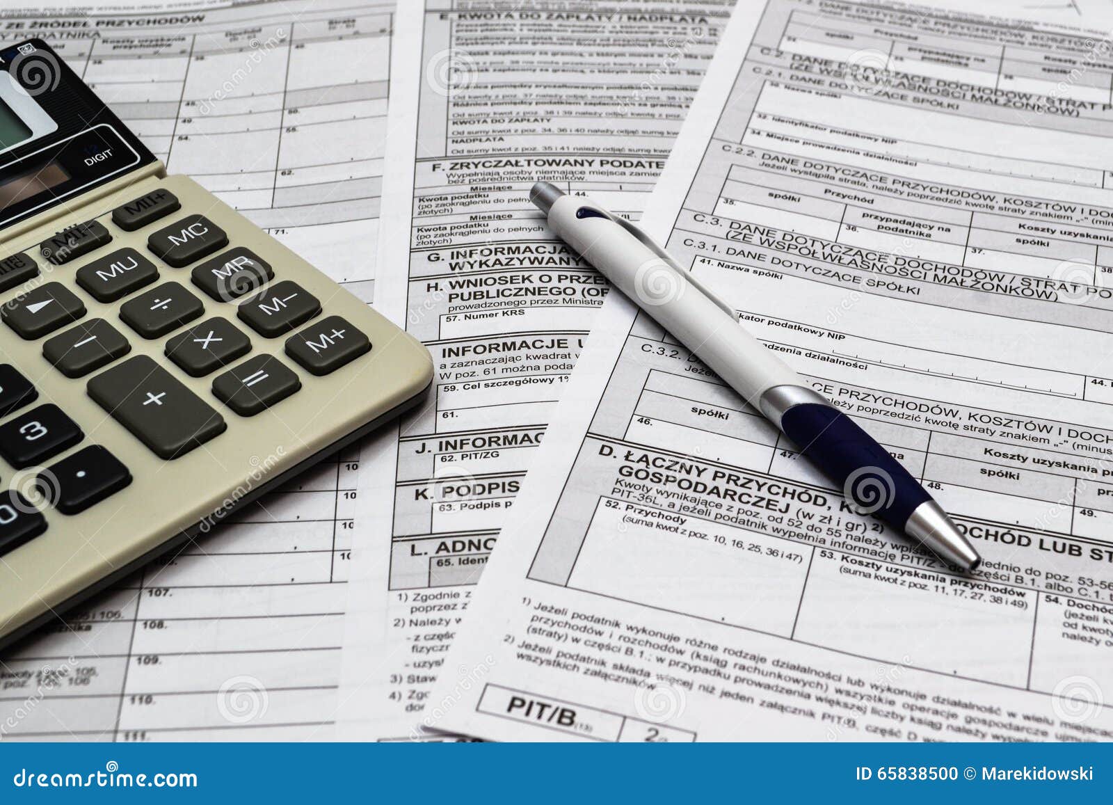 Annual tax return stock photo. Image of printing, posting - 65838500