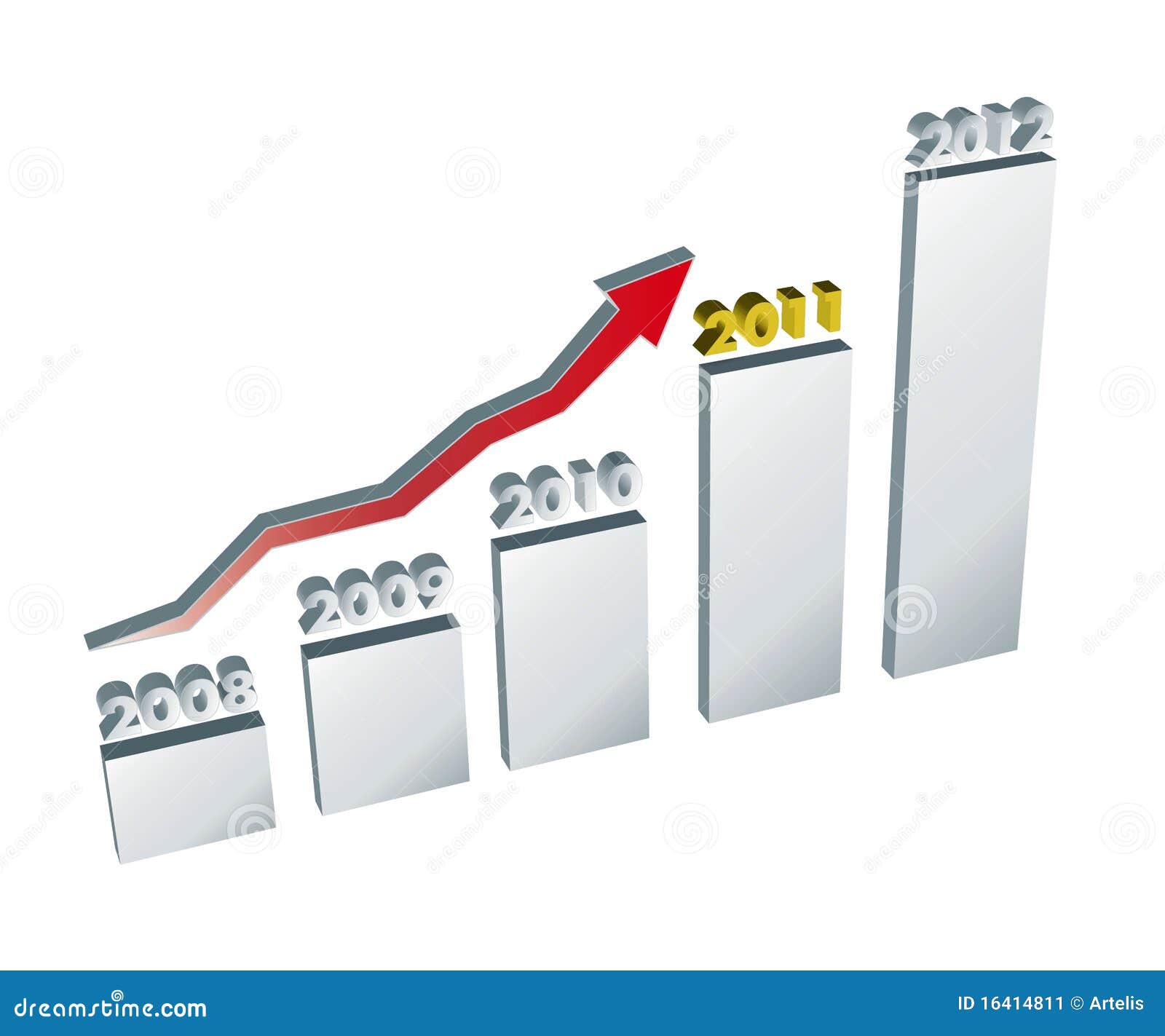 Annual Trend Chart Royalty-Free Cartoon | CartoonDealer.com #16414811