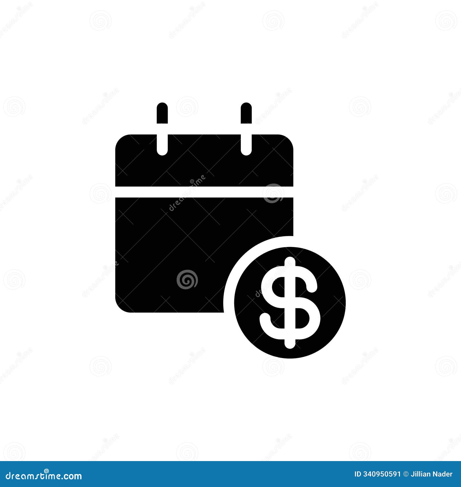 Annuity Due Icon Web Design in Vector Stock Illustration - Illustration ...