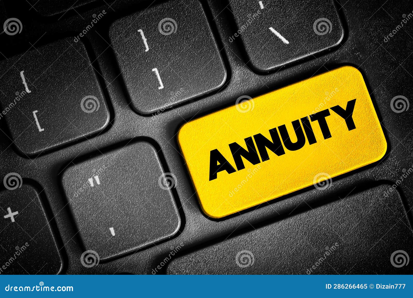 Annuity is a Series of Payments Made at Equal Intervals, Text Concept ...
