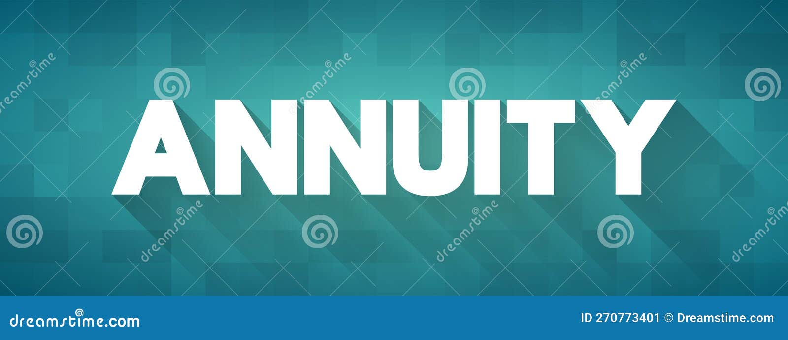 Annuity is a Series of Payments Made at Equal Intervals, Text Concept ...