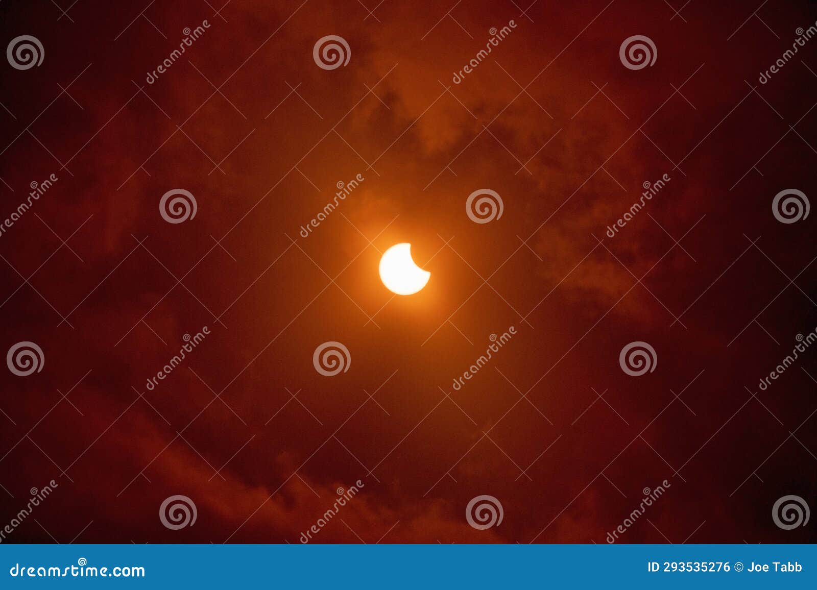 Annular Solar Eclipse 2023 from Florida. Stock Photo - Image of partial ...