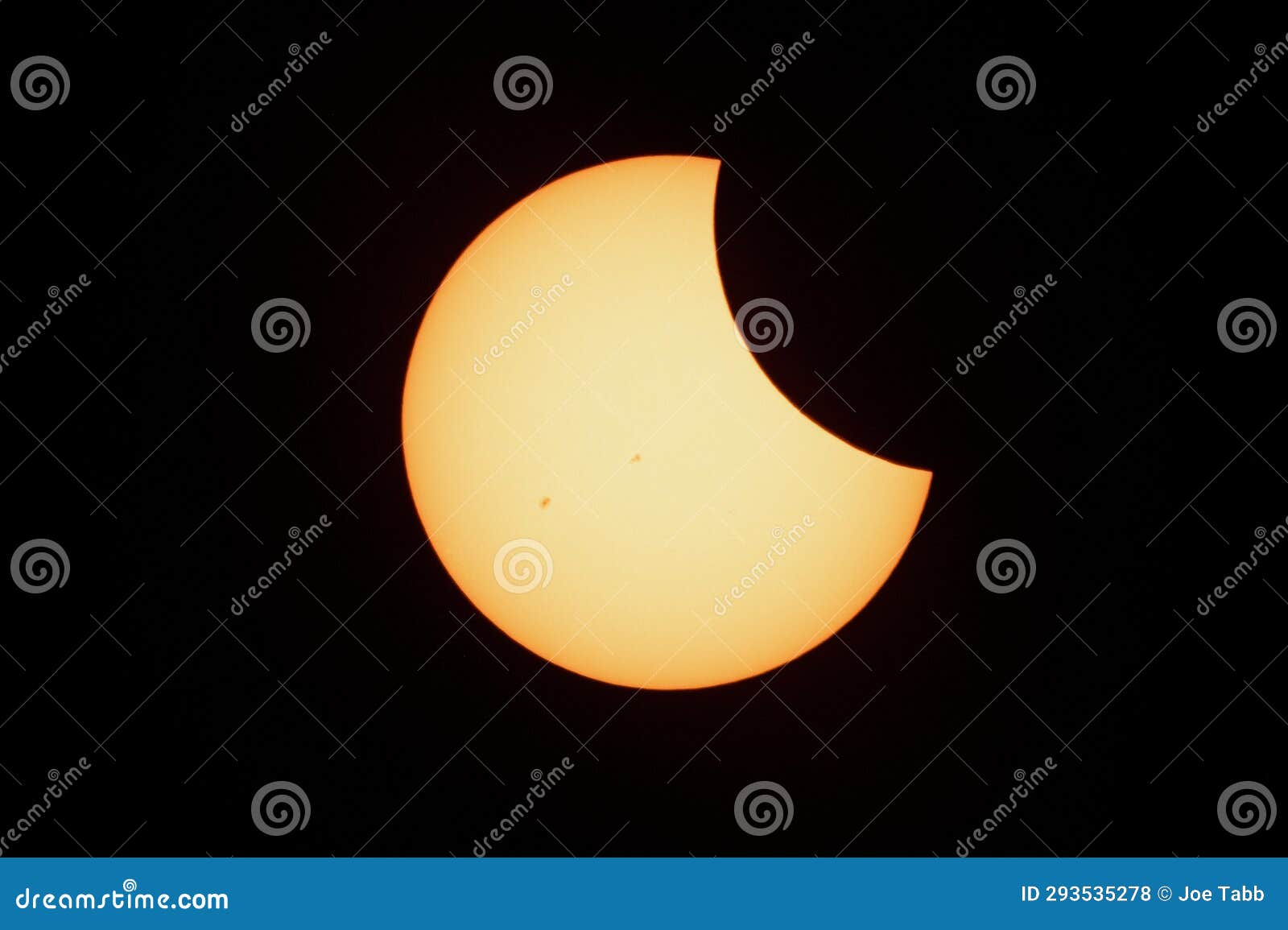 Annular Solar Eclipse 2023 from Florida. Stock Photo - Image of clouds ...
