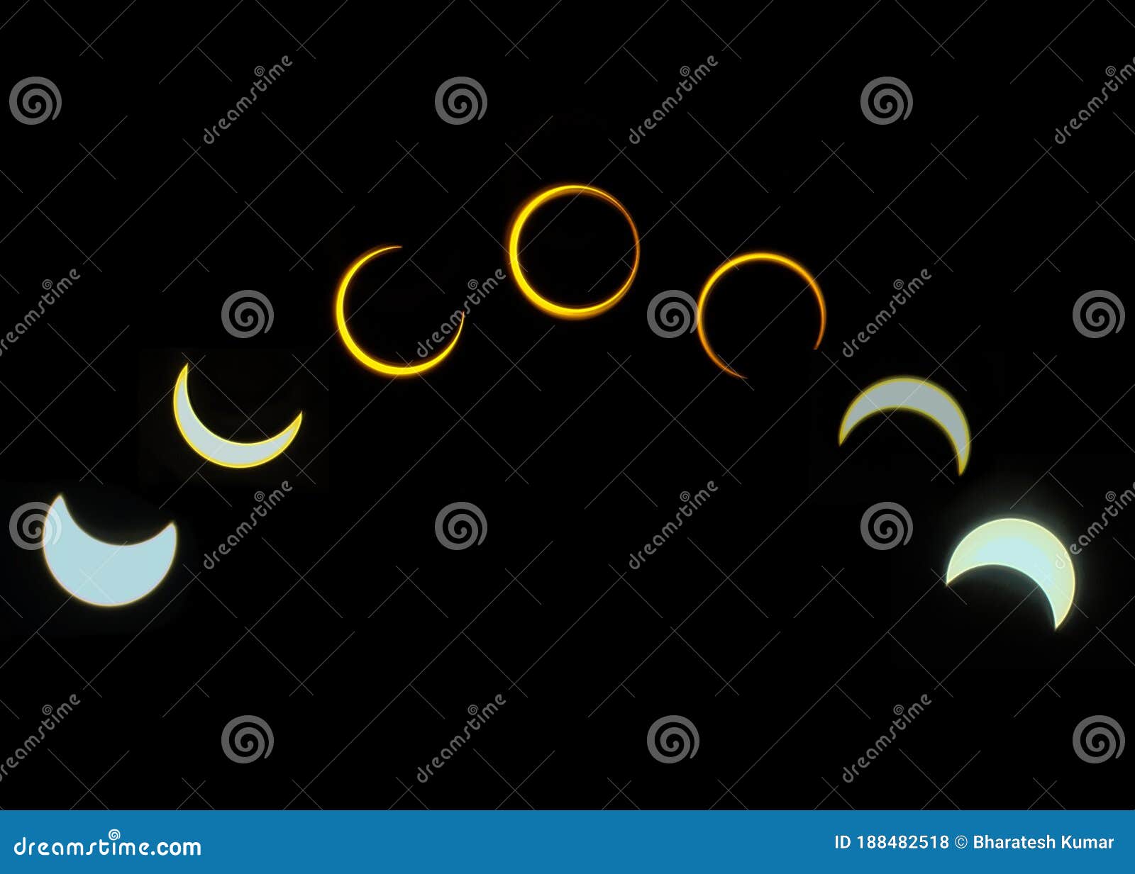 Annular Solar Eclipse - Ring of Fire Stock Photo - Image of annular ...