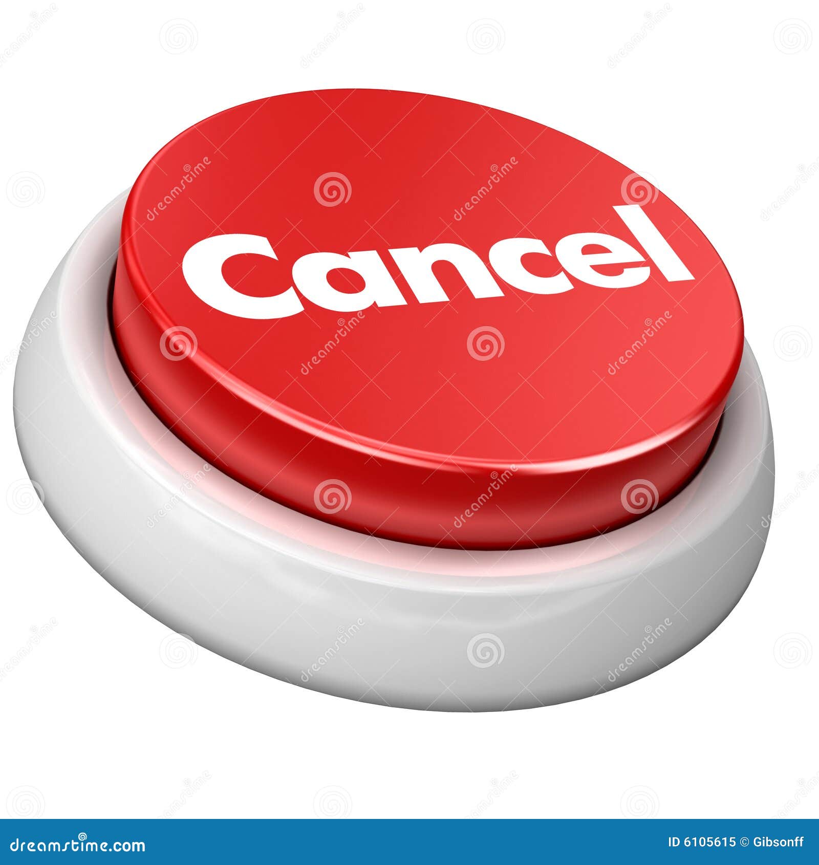 Annulation de bouton illustration stock. Illustration du services - 6105615