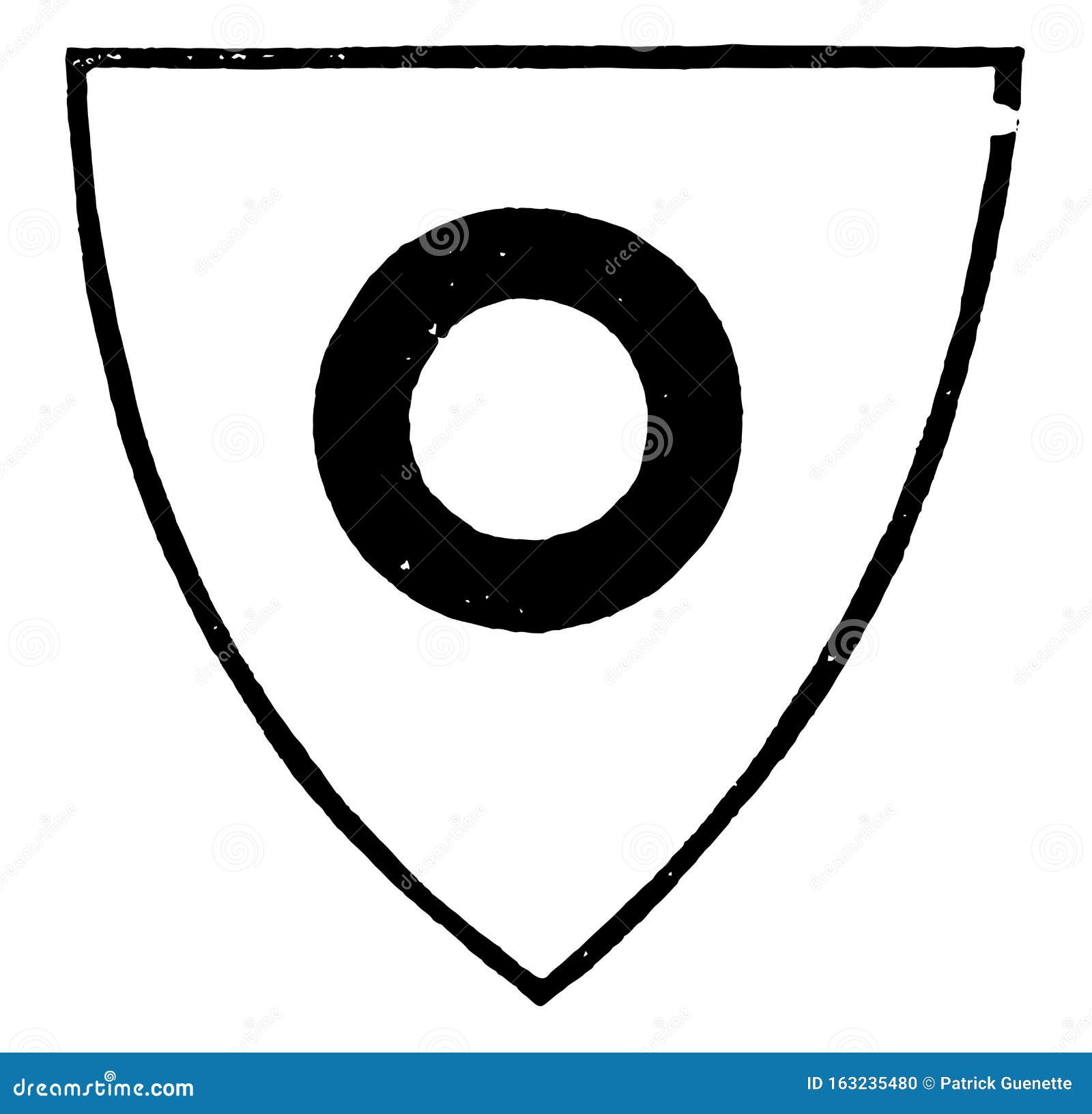 Annulet is a Mark of Difference of the Fifth Son Vintage Engraving ...