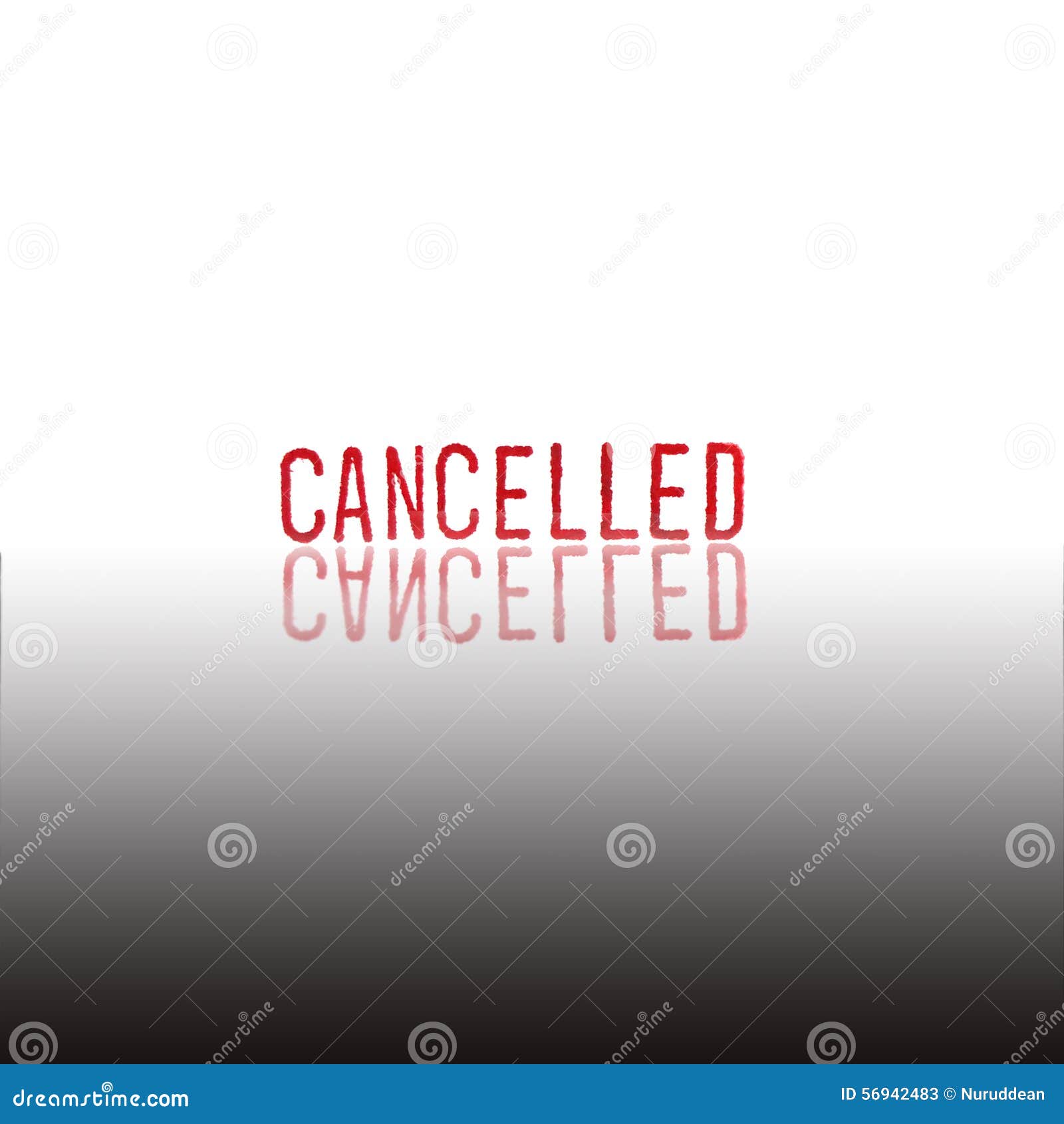 ANNULLATO - Timbro Di Gomma Rosso Immagine Stock - Immagine di scadenza ...