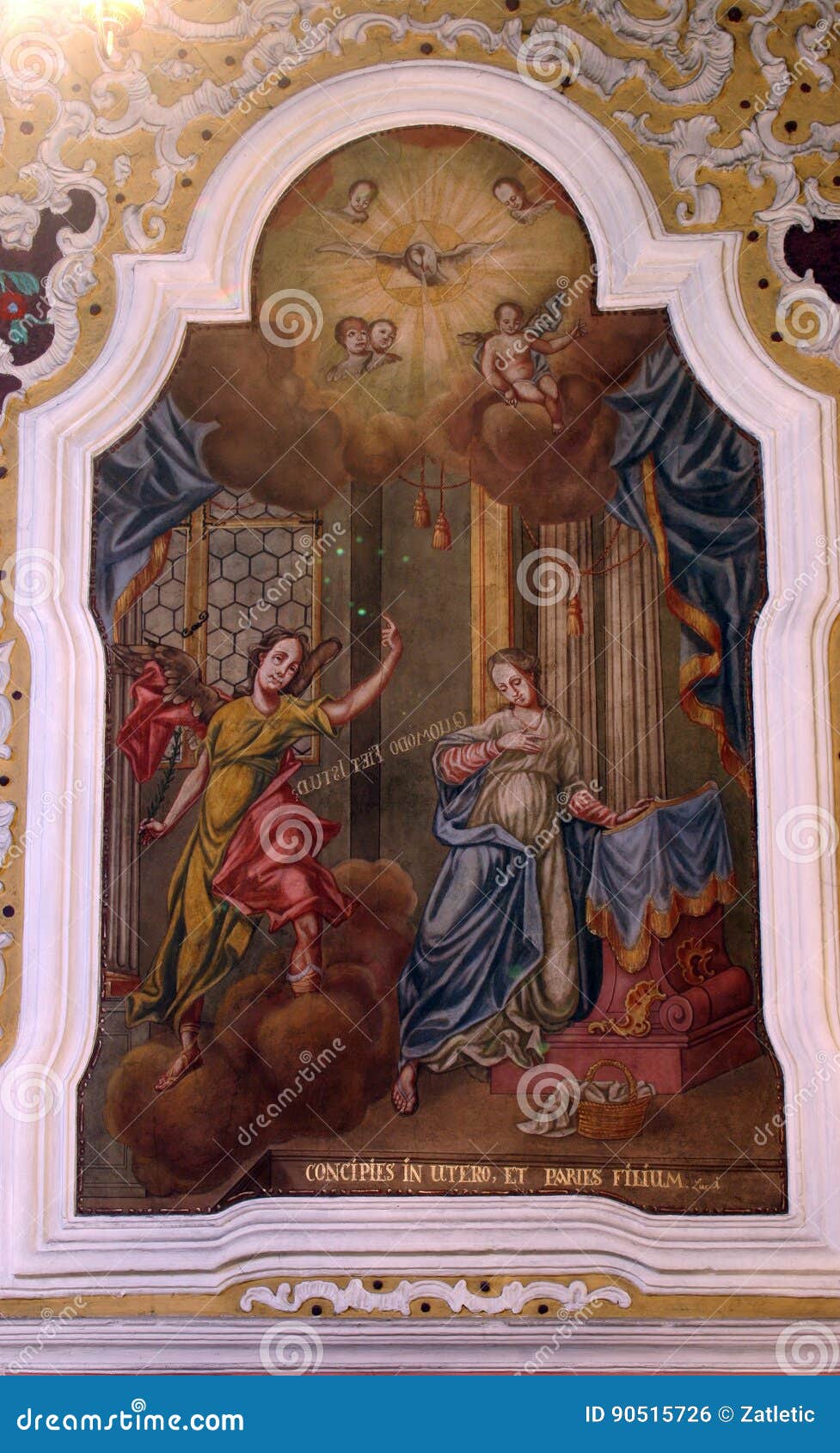 The Annunciation stock photo. Image of belief, jesus - 90515726