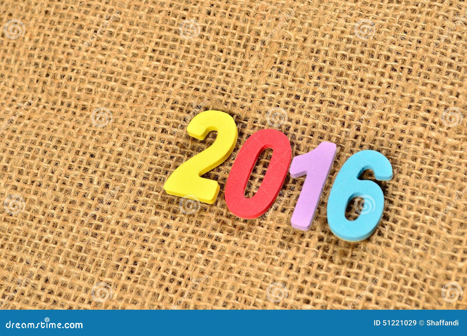 Ano novo 2016 imagem de stock. Imagem de fibra, cumprimento - 51221029