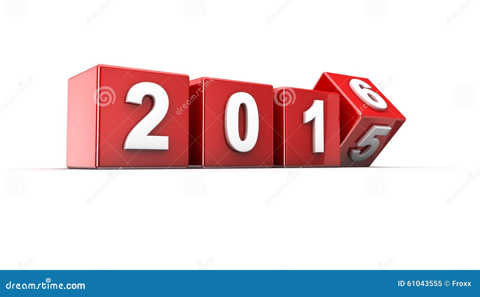 Ano novo 2016 ilustração stock. Ilustração de comemore - 61043555