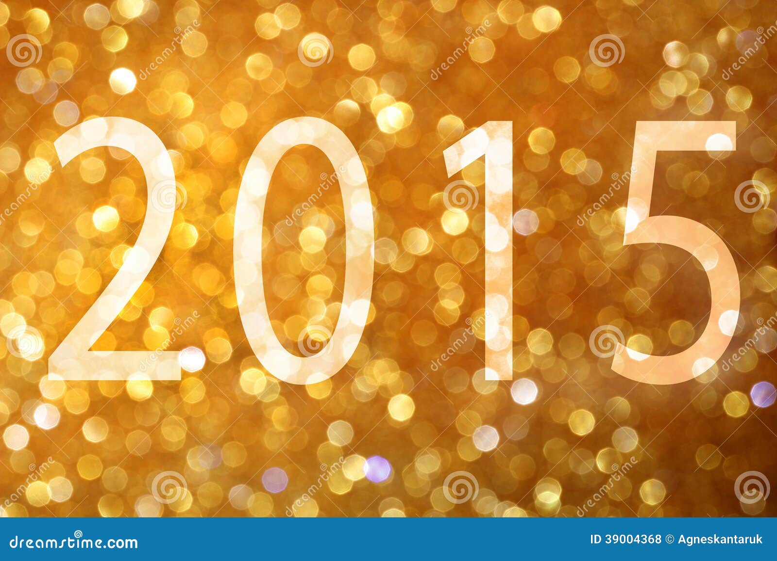 Ano novo feliz 2015 ilustração stock. Ilustração de comemore - 39004368