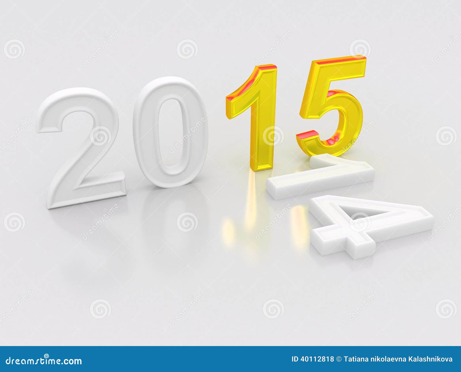 Ano novo feliz 2015 ilustração stock. Ilustração de data - 40112818