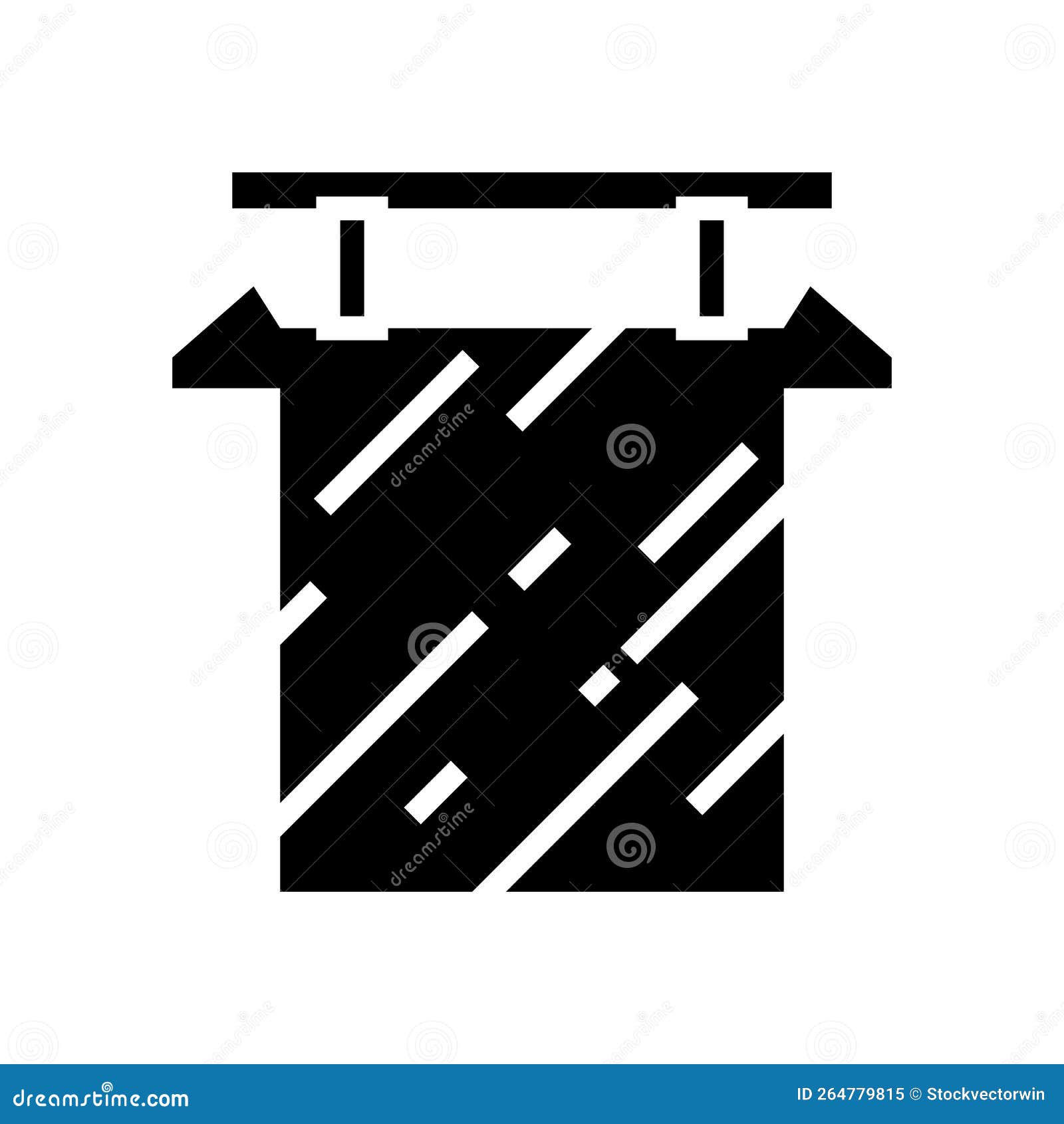 Anodes Copper Cast Glyph Icon Vector Illustration Stock Vector ...