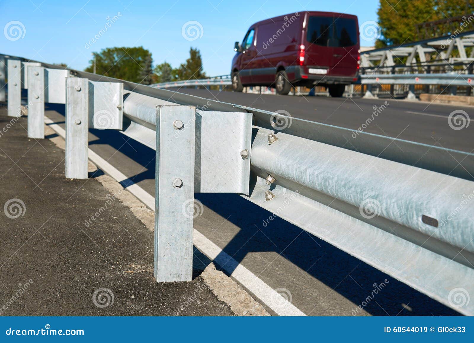 Anodized Safety Steel Barrier Royalty-Free Stock Photography ...
