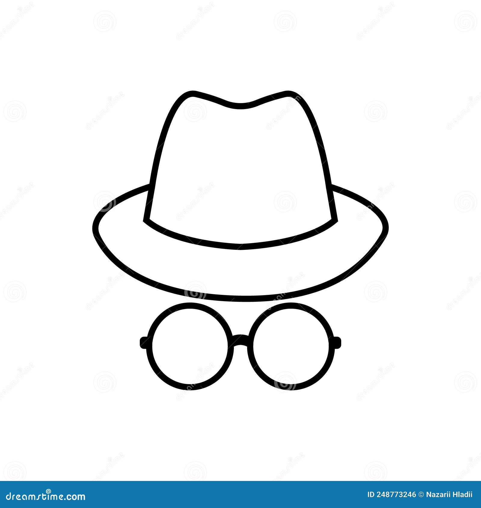 The Anonym Icon. Unknown And Faceless, Impersonal, Featureless Symbol ...