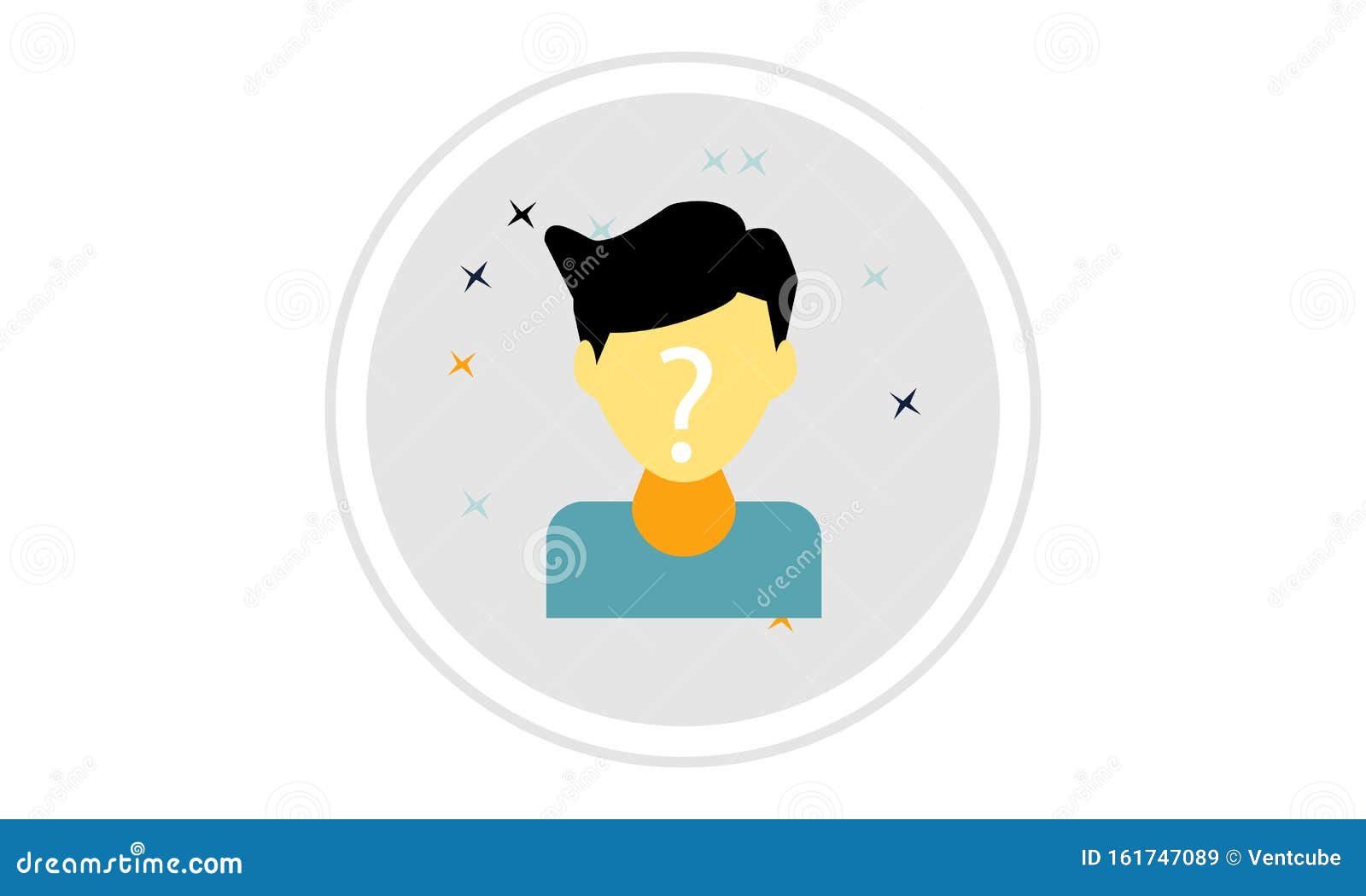 Anonymity Vector Icon - Vector Stock Vector - Illustration of question ...