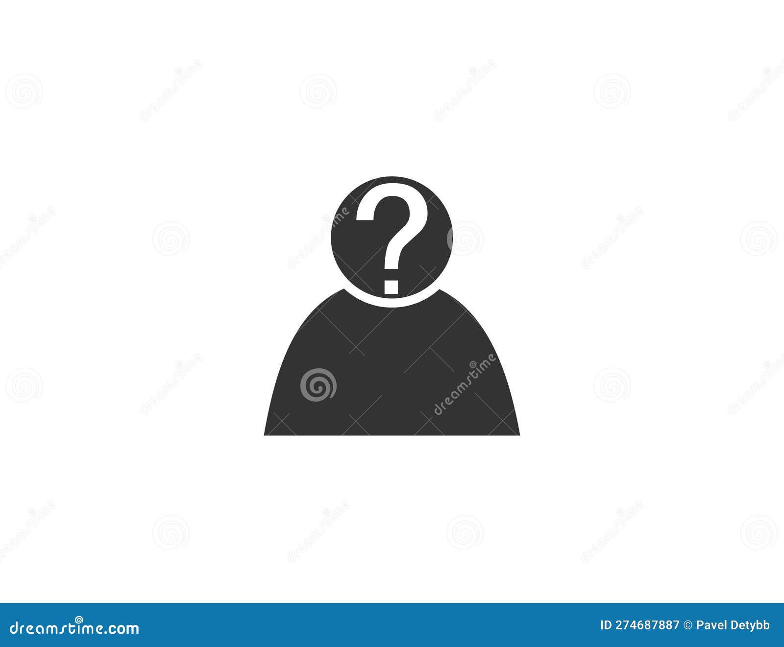 Anonymity, Unknown Icon. Vector Illustration. Stock Vector ...