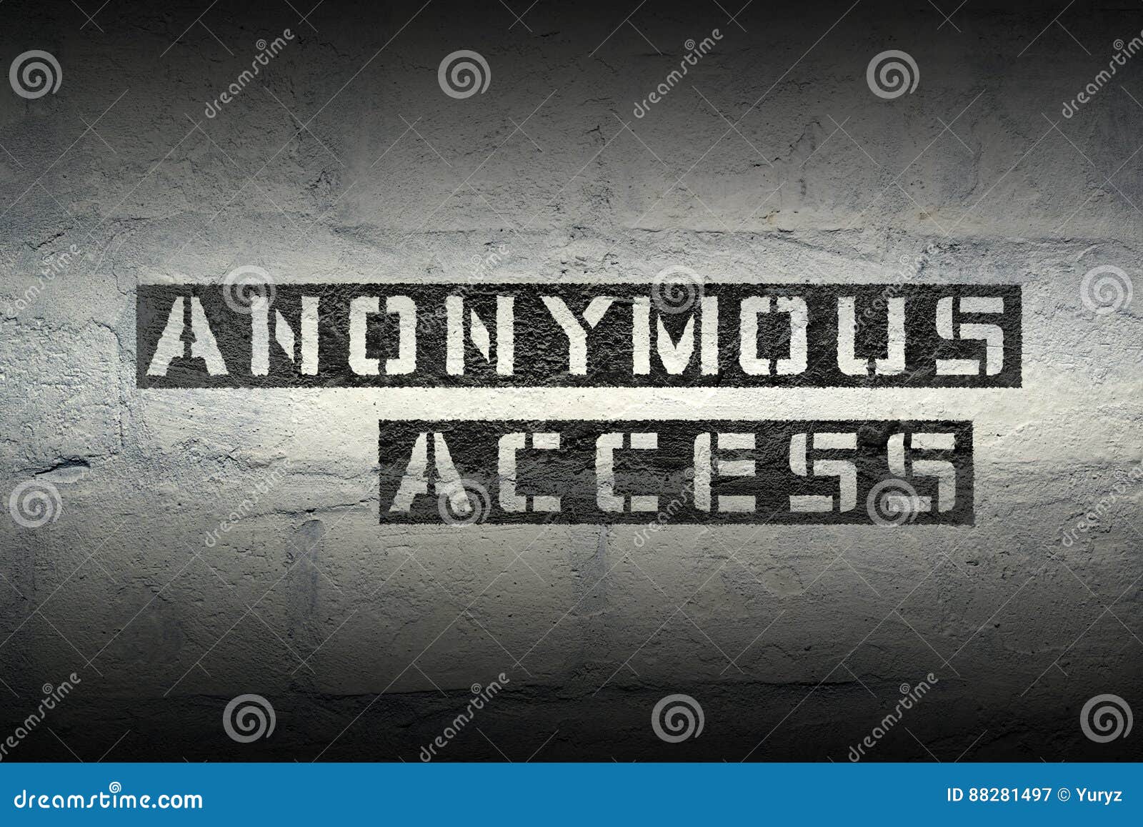 Anonymous access gr stock illustration. Illustration of anonymous ...