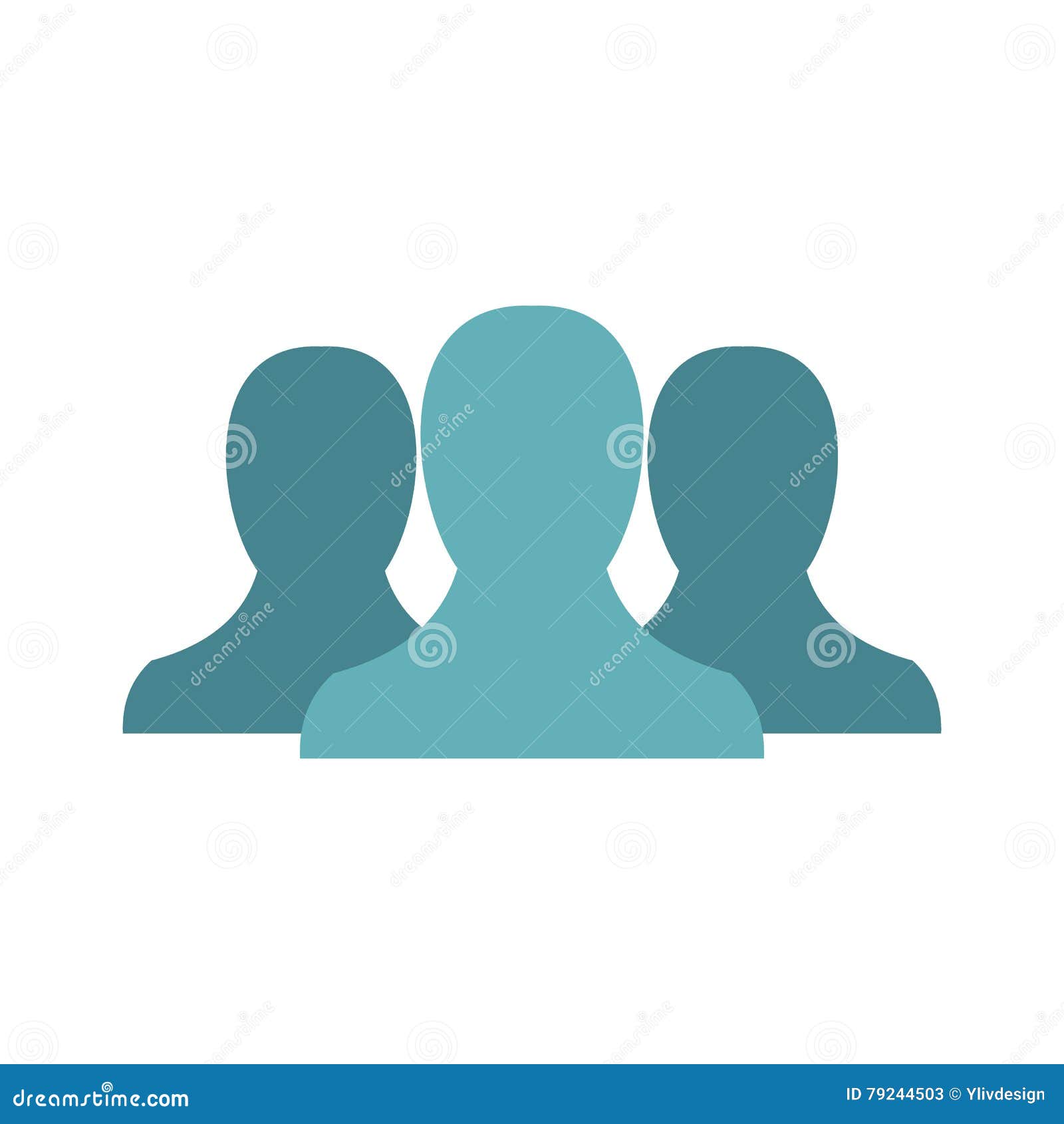 Anonymous Avatars Icon, Flat Style Stock Vector - Illustration of ...