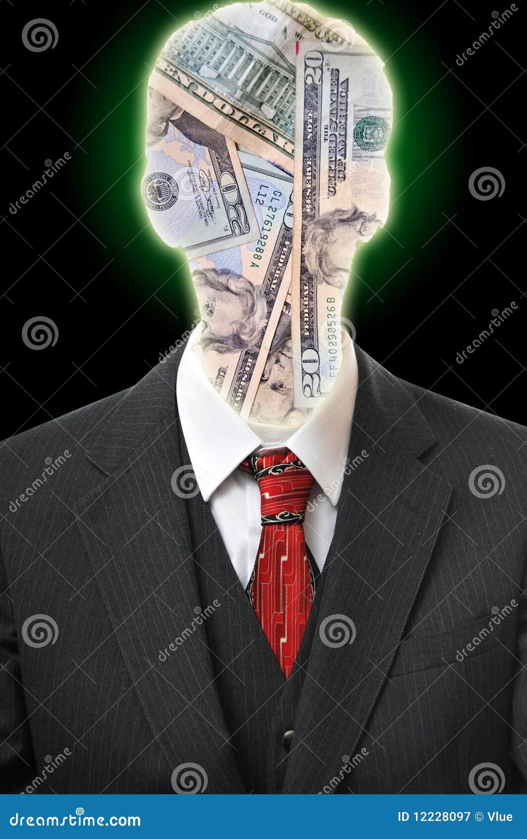 Anonymous Business Man stock image. Image of green, funds - 12228097