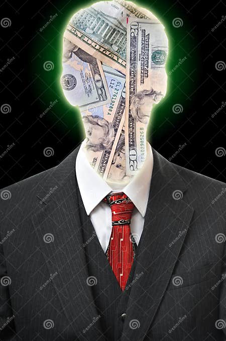 Anonymous Business Man stock image. Image of green, funds - 12228097