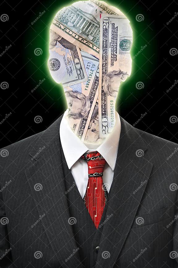 Anonymous Business Man stock image. Image of green, funds - 12228097