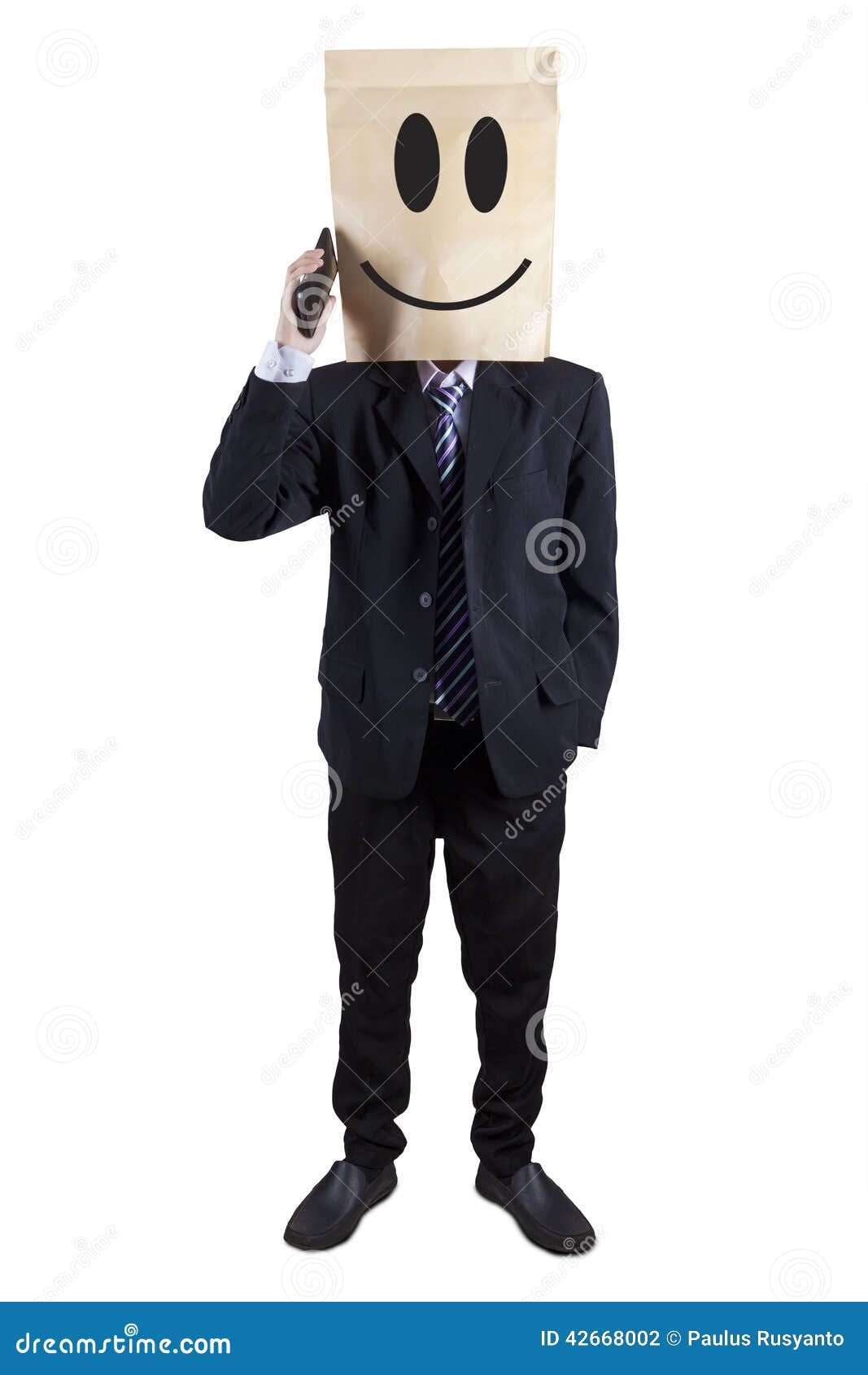 Anonymous Businessman Talking on the Phone Stock Photo - Image of ...